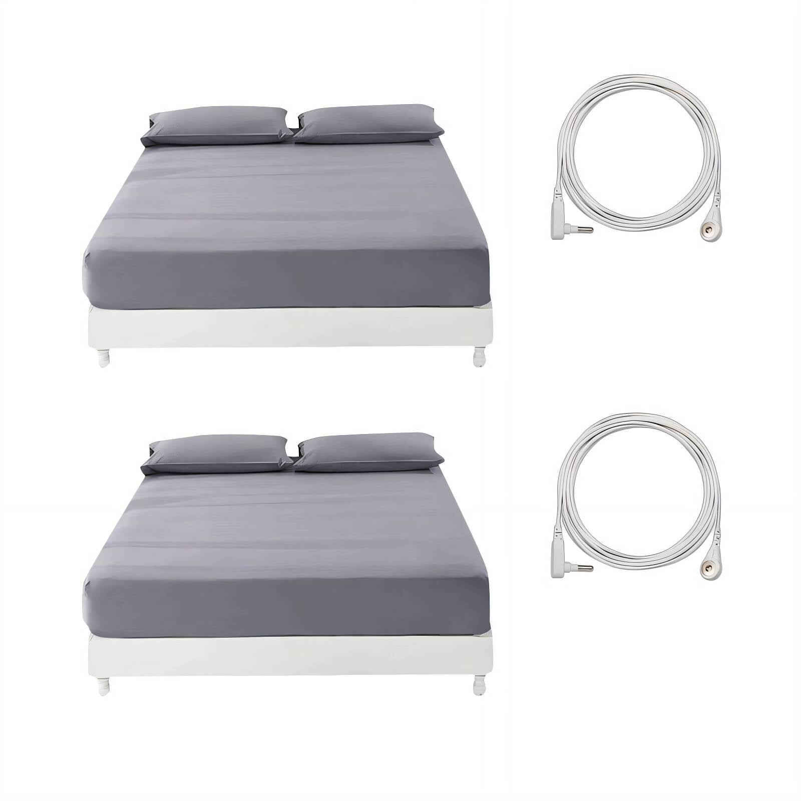 AUQ Grounding Sheets,100% Cotton Earthing Bed Sheet,Pure Cotton 40S ...