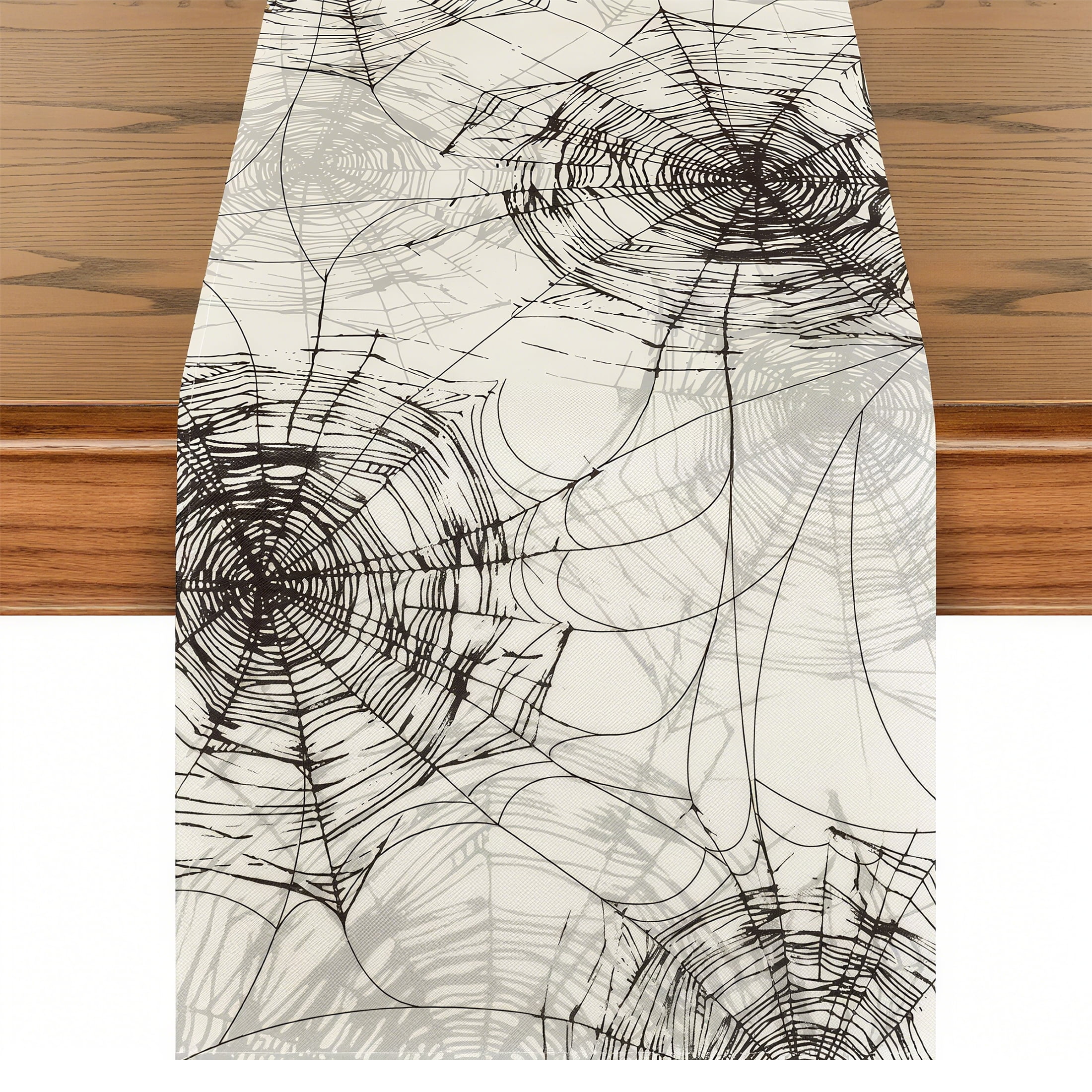 AUQ Halloween Table Runner,Spider Web Fall Table Decor,13*72in Fall ...
