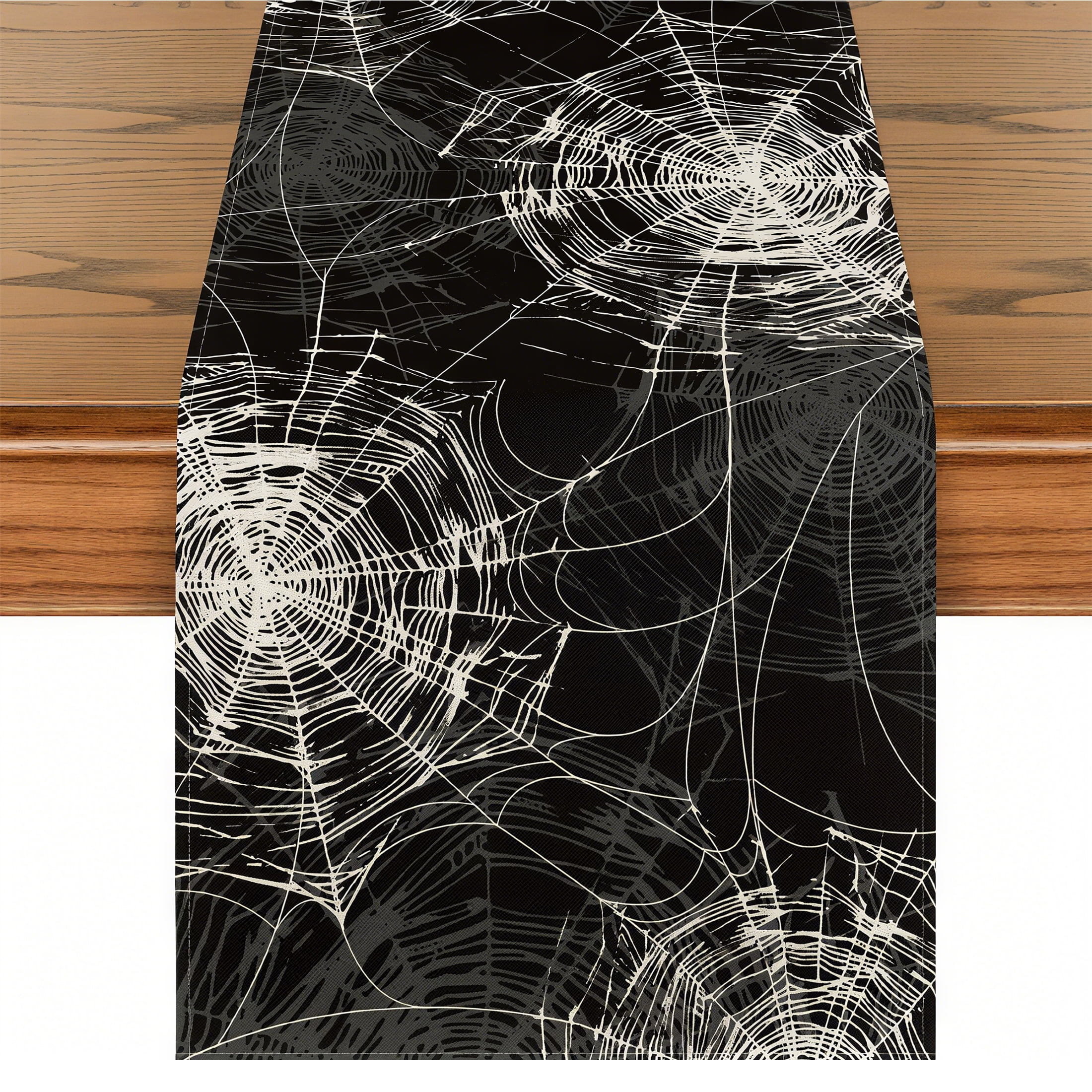 AUQ Halloween Table Runner,Spider Web Halloween Table Decor,13*90in ...