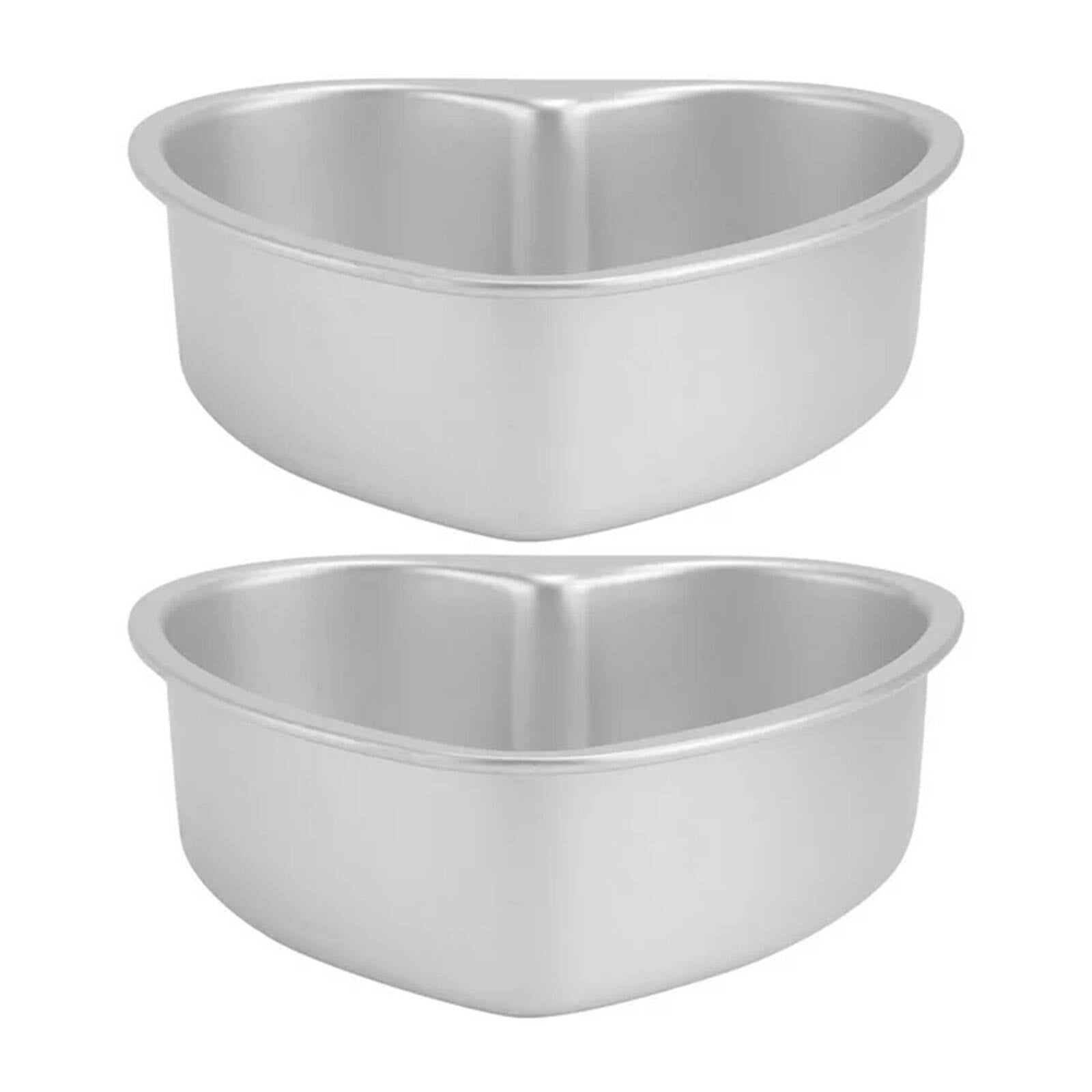 AUQ Heart Shaped Cake Pans,Rectangular Chocolate,Frozen Flower Molds ...