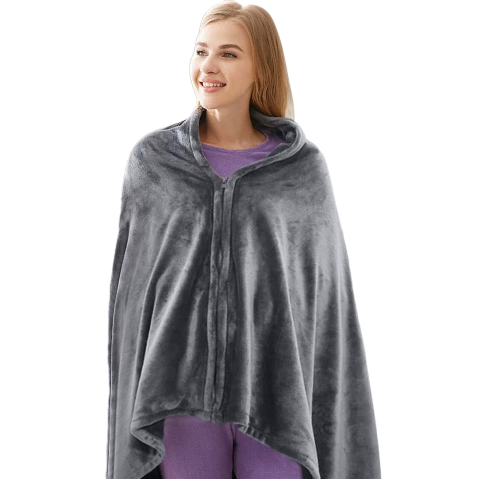 AUQ Heated Shawl Overheat Protection Portable Heated Blanket Skin ...