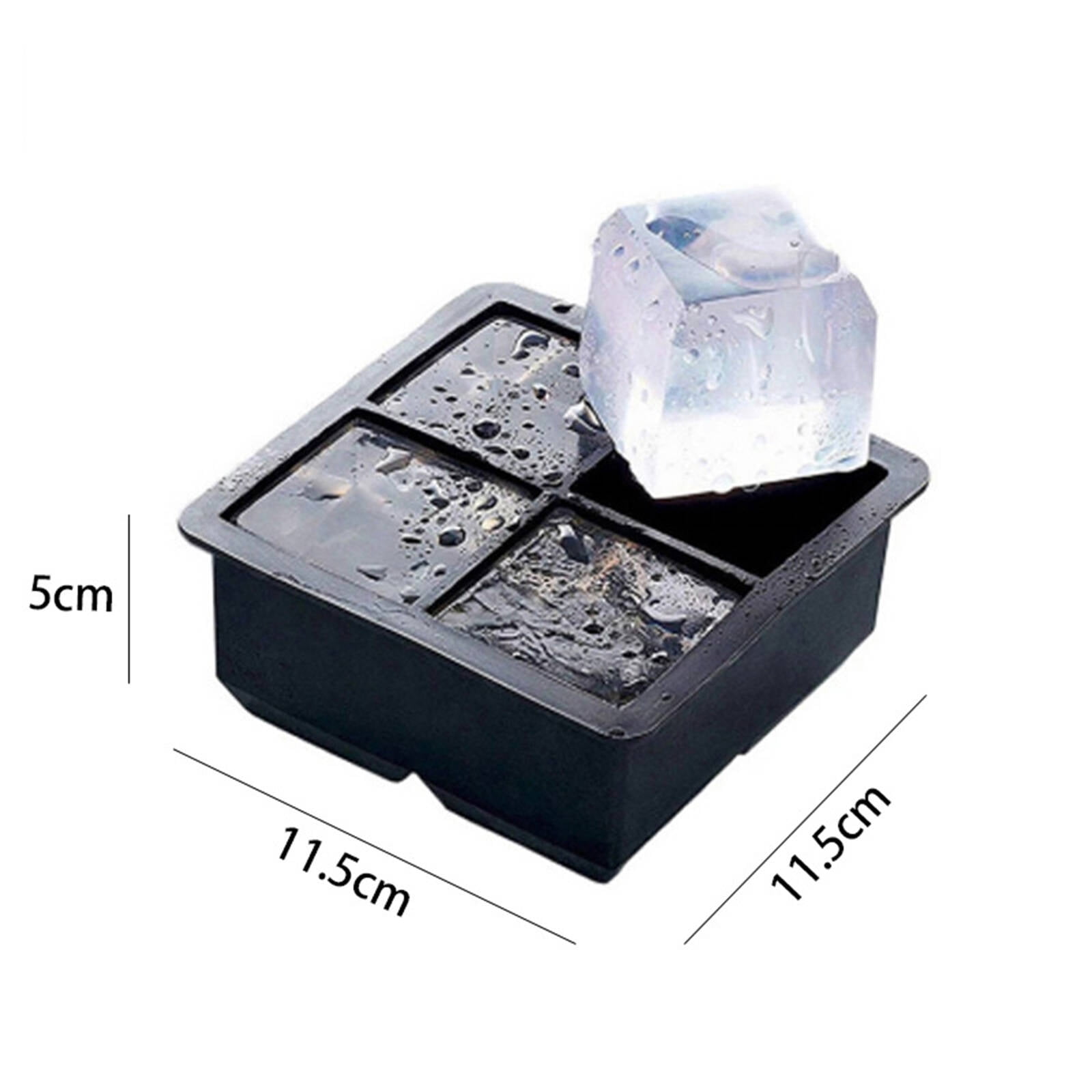 AUQ Ice Cube Tray Silicone,Rectangular Chocolate,Multiple Shapes ...