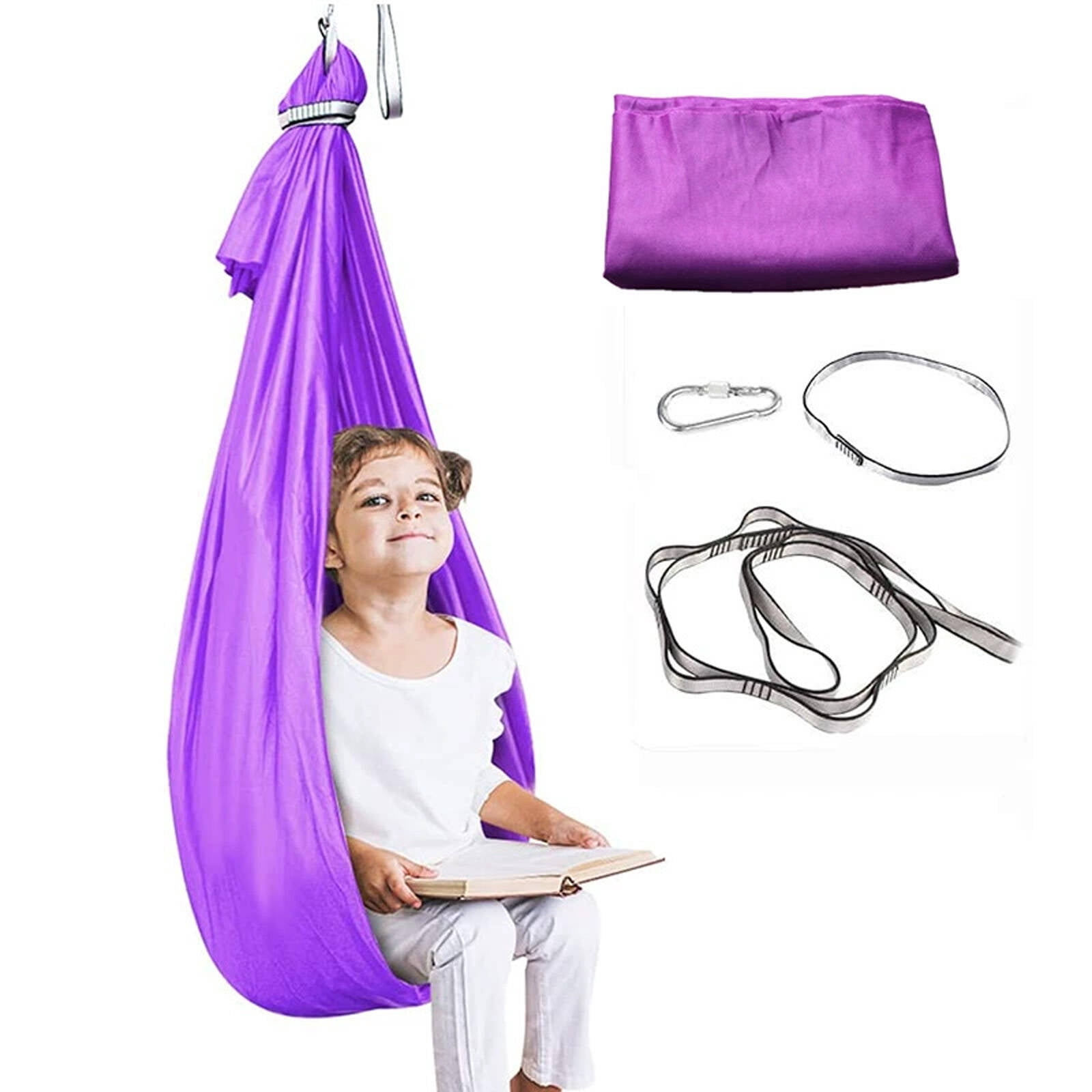 AUQ Indoor Hammock,Calming Swing Indoor Swing,Heavy-Duty Hammock Swing ...