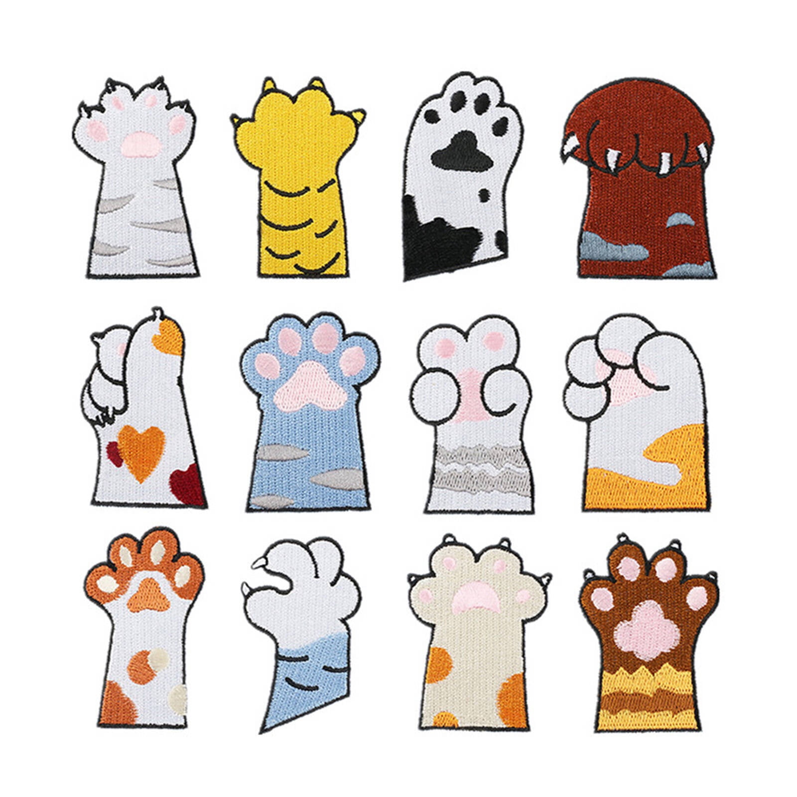 AUQ Iron on Patches,Adjustable Embroidery Pen Patches,Layered Texture ...