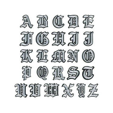 62 Piece Chenille Letter Patches Small Iron On Letters for Fabric ...