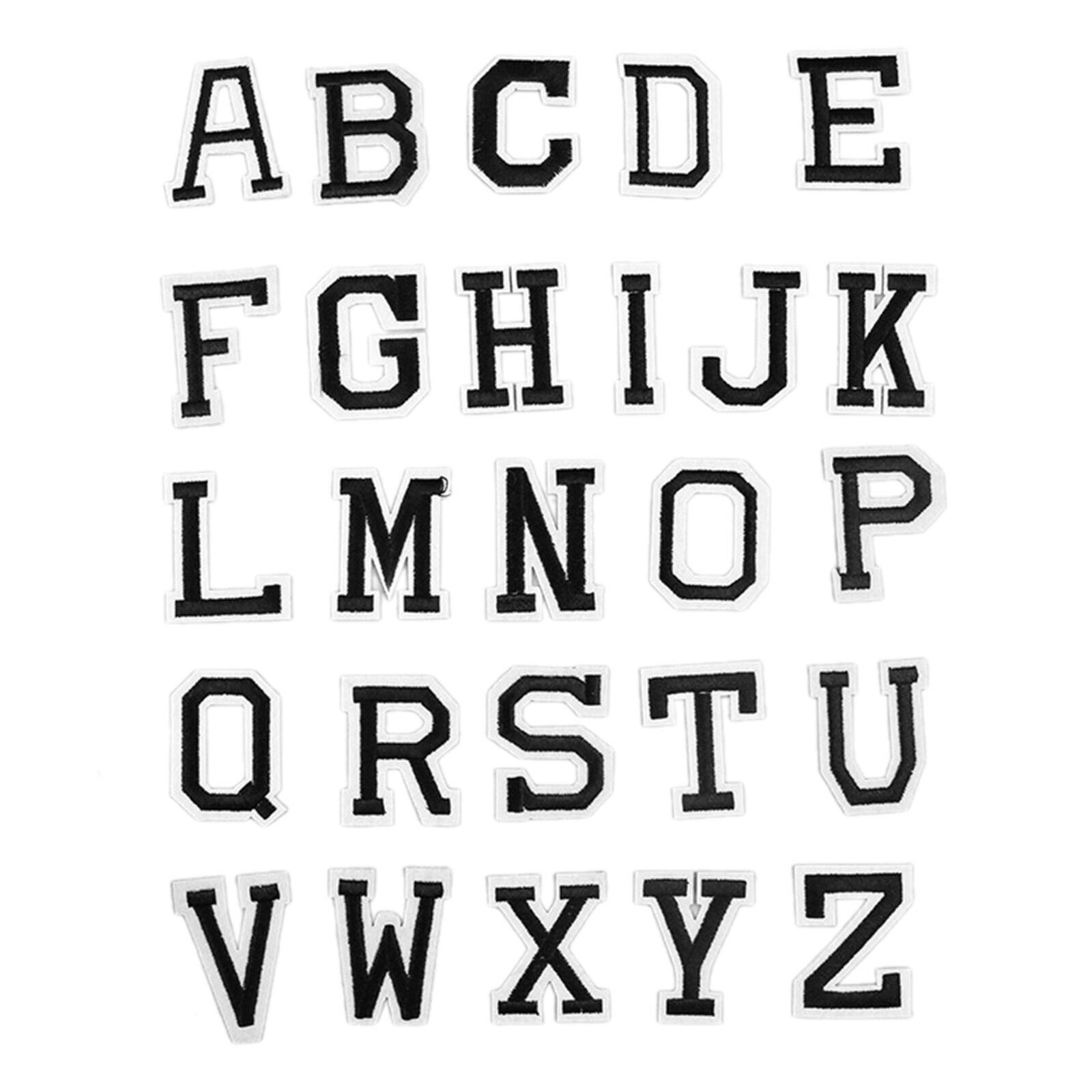 AUQ Iron on Patches,Personalized Customization Iron on Letters,Ironable ...