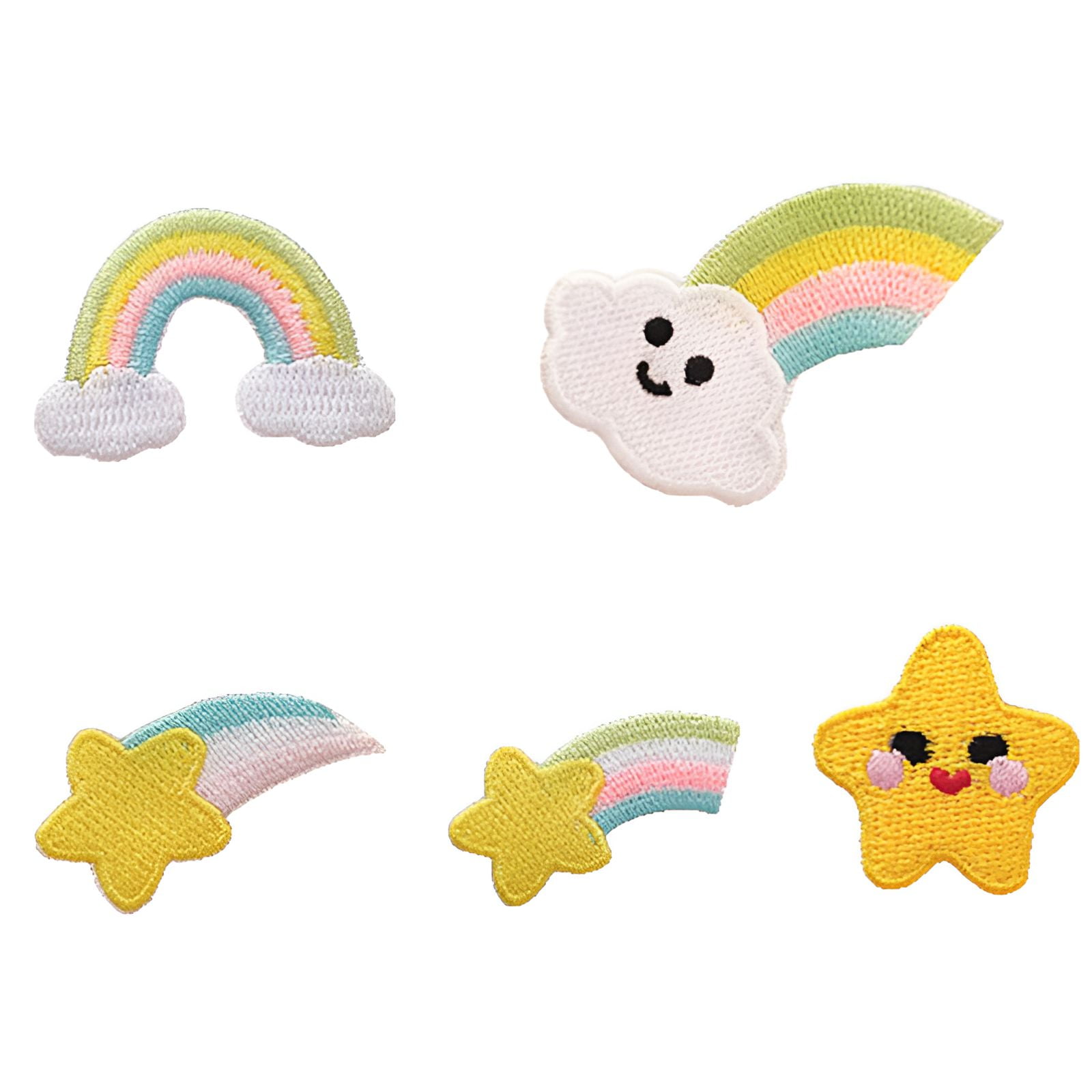 AUQ Iron on Patches Refined Touch Embroidered Patches Level Surface ...