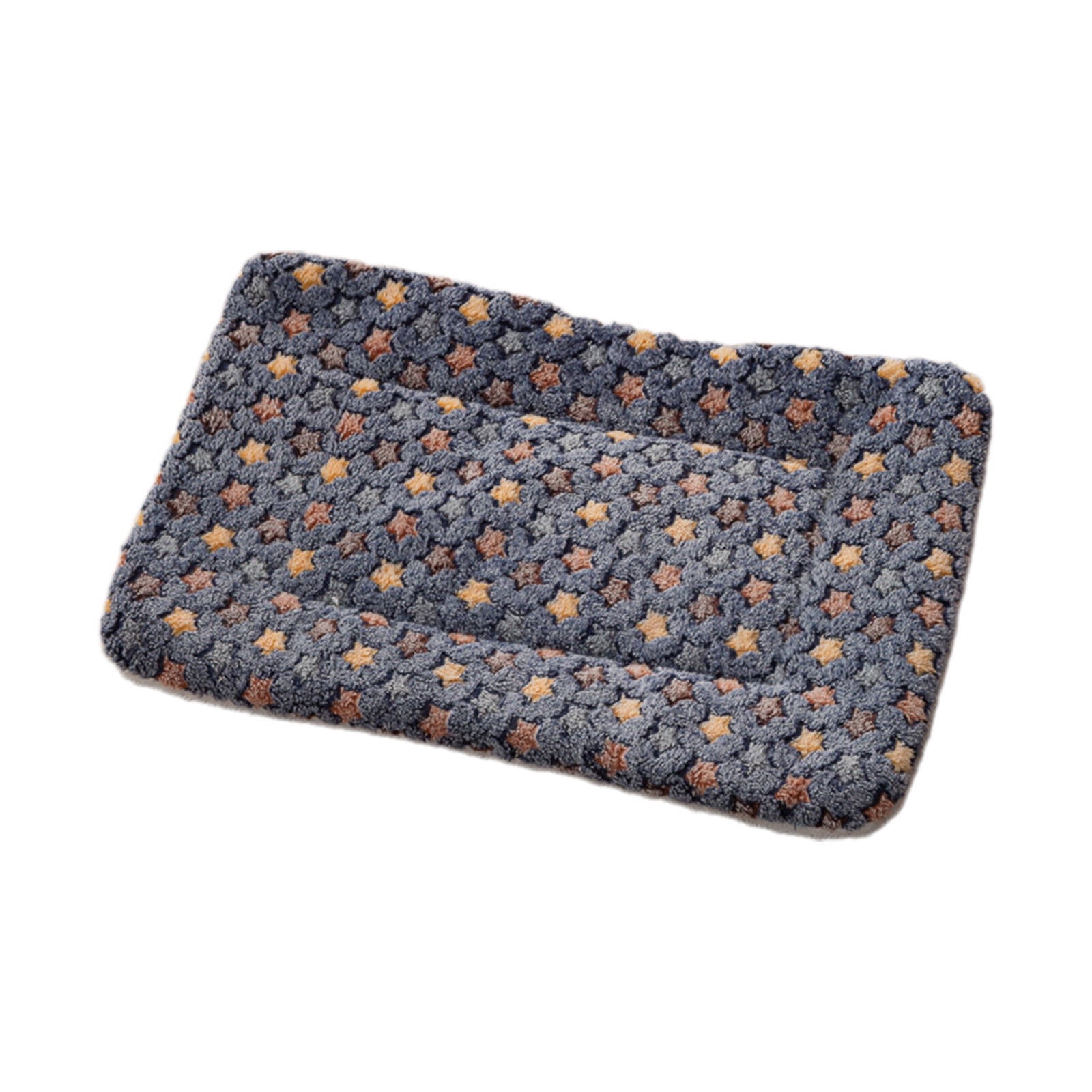 AUQ Kennel Pad,Stylish Design with Retro Floral Fleece Dog Beds Large ...