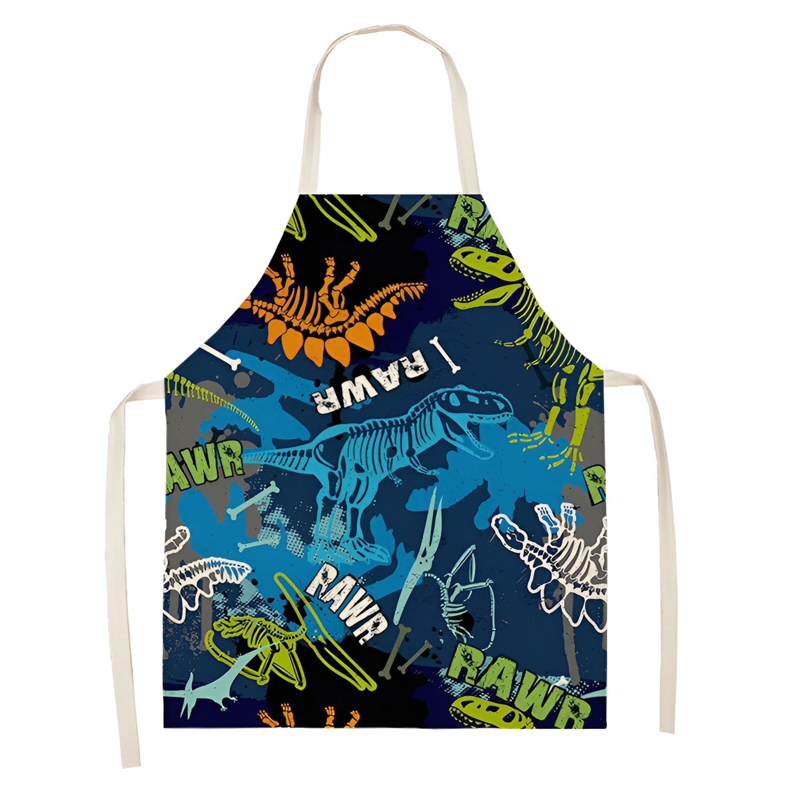 AUQ Kids Apron,Cozy Texture Toddler Apron,Gentle on Skin Kids Aprons ...