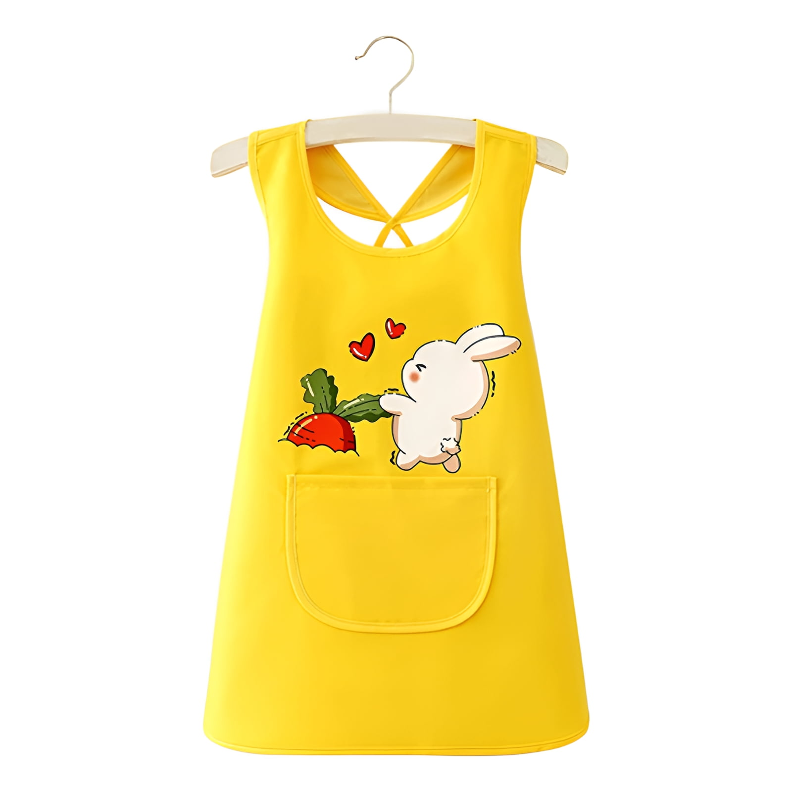 AUQ Kids Apron,Neat Finish Toddler Apron,Baby Skin Protection Kids ...