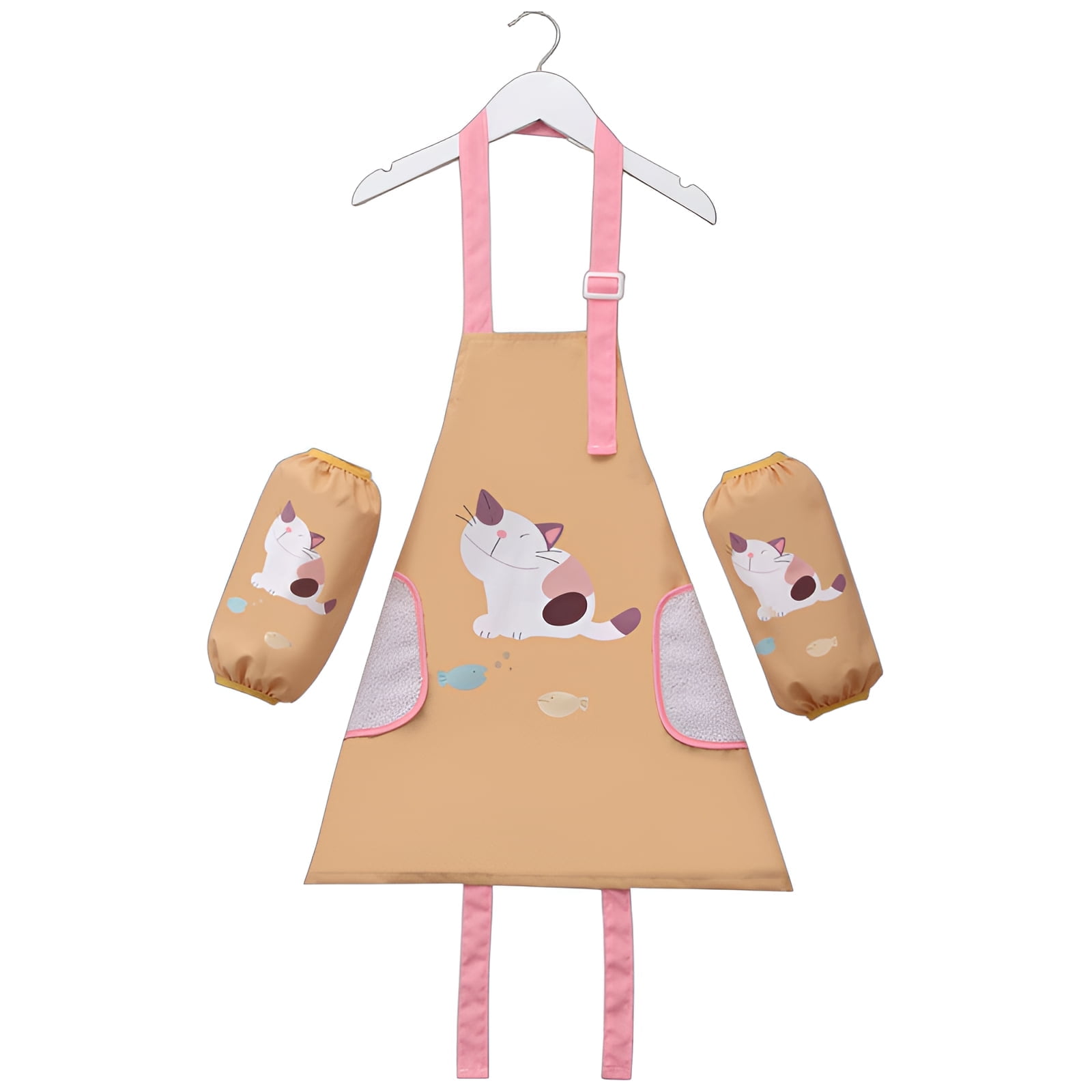 AUQCO Kids Apron,Polyester Childs Apron,Toddler Cooking Apron,150 Yards ...