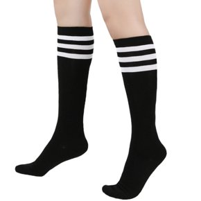 Striped Socks Black And White
