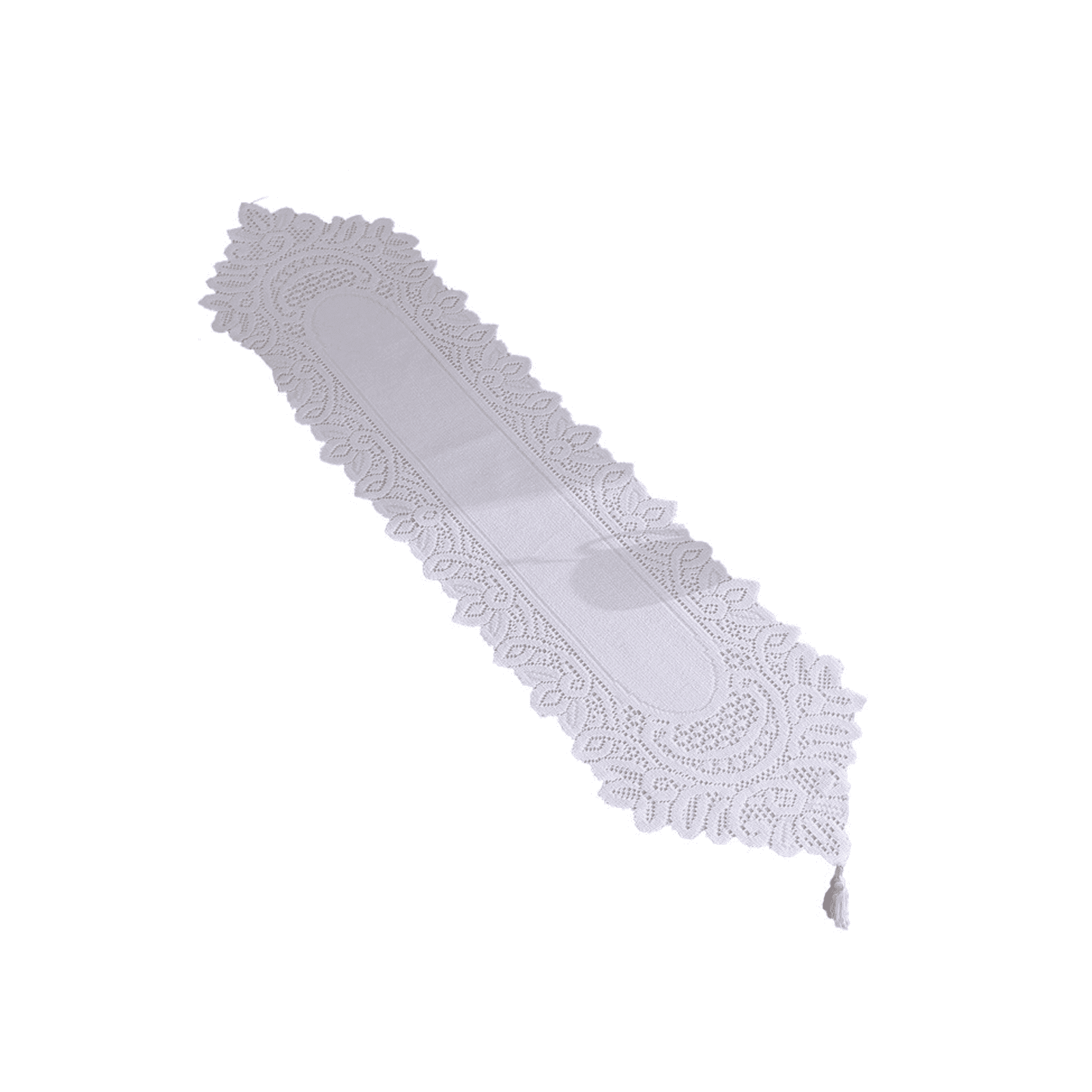 AUQ Lace Table Runner,Dining Table Decor White Table Runner For ...