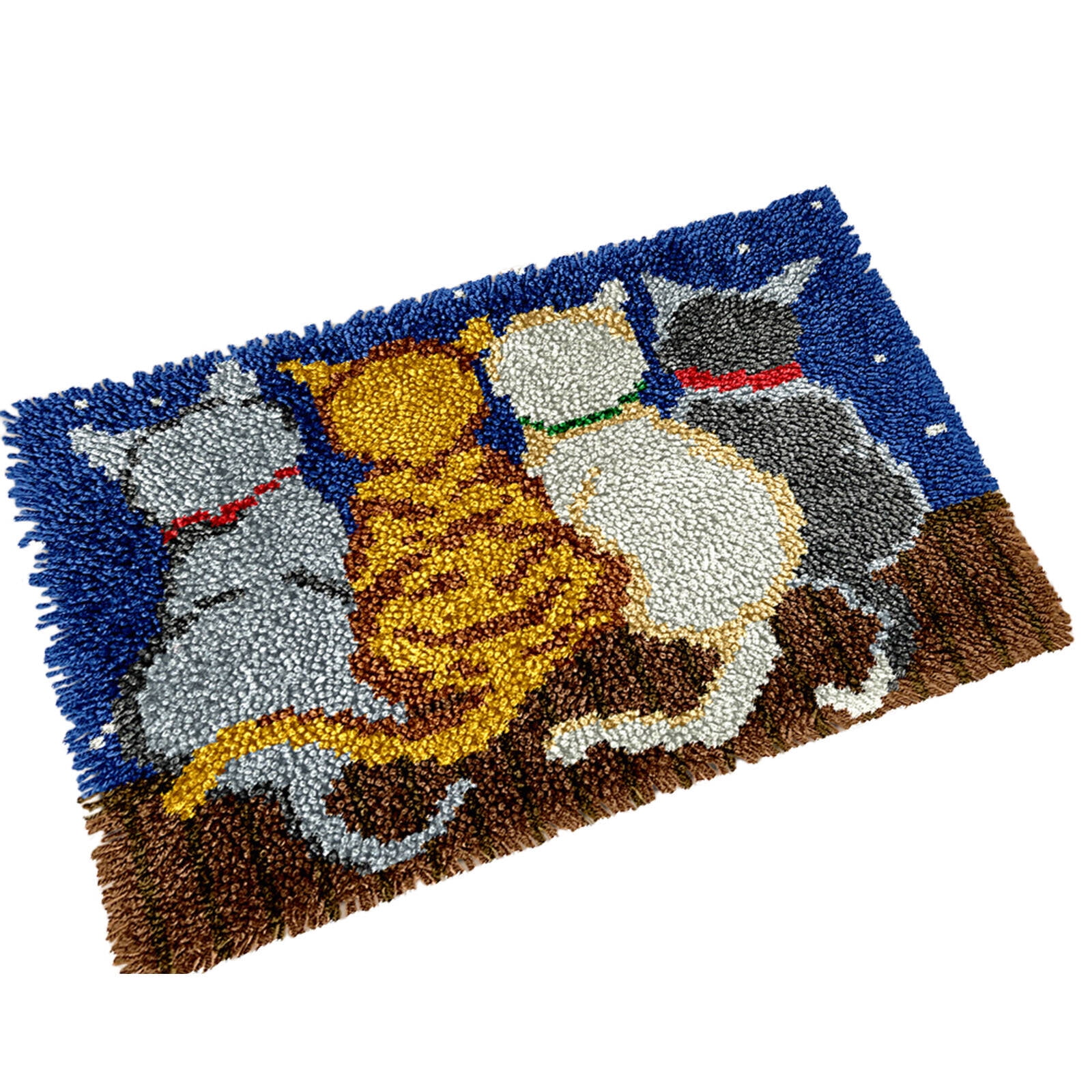 AUQ Latch Hook Kit Diy Handmade Production Latch Hook Kits Entrance ...