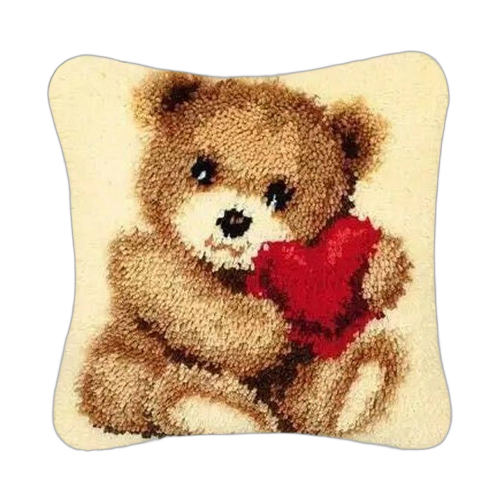 AUQ Latch Hook Kits for Kids Base Fabric with Precise Auxiliary Lines ...