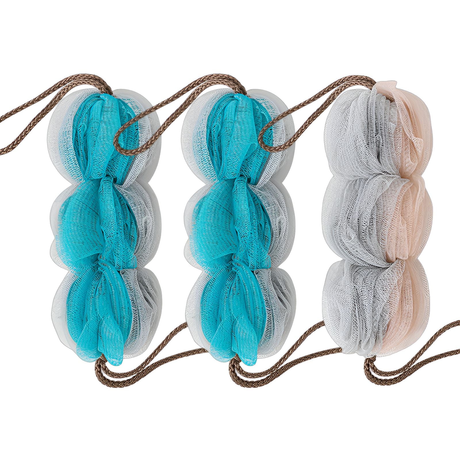 AUQ Loofah,Daily Use Loofa,Multi-Functional Design Luffa,Color Mixing1 ...