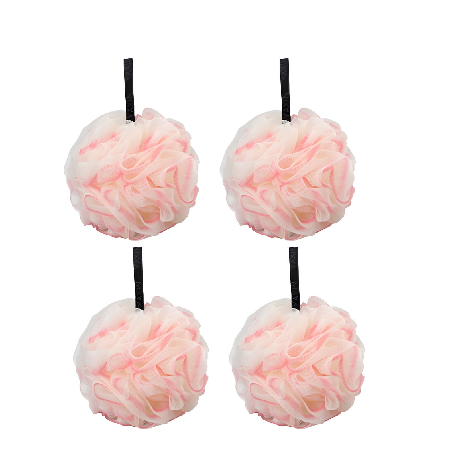 AUQ Loofah,Fine Mesh Loofa,Easy Foaming Shower Loofah,Pink - Walmart.com