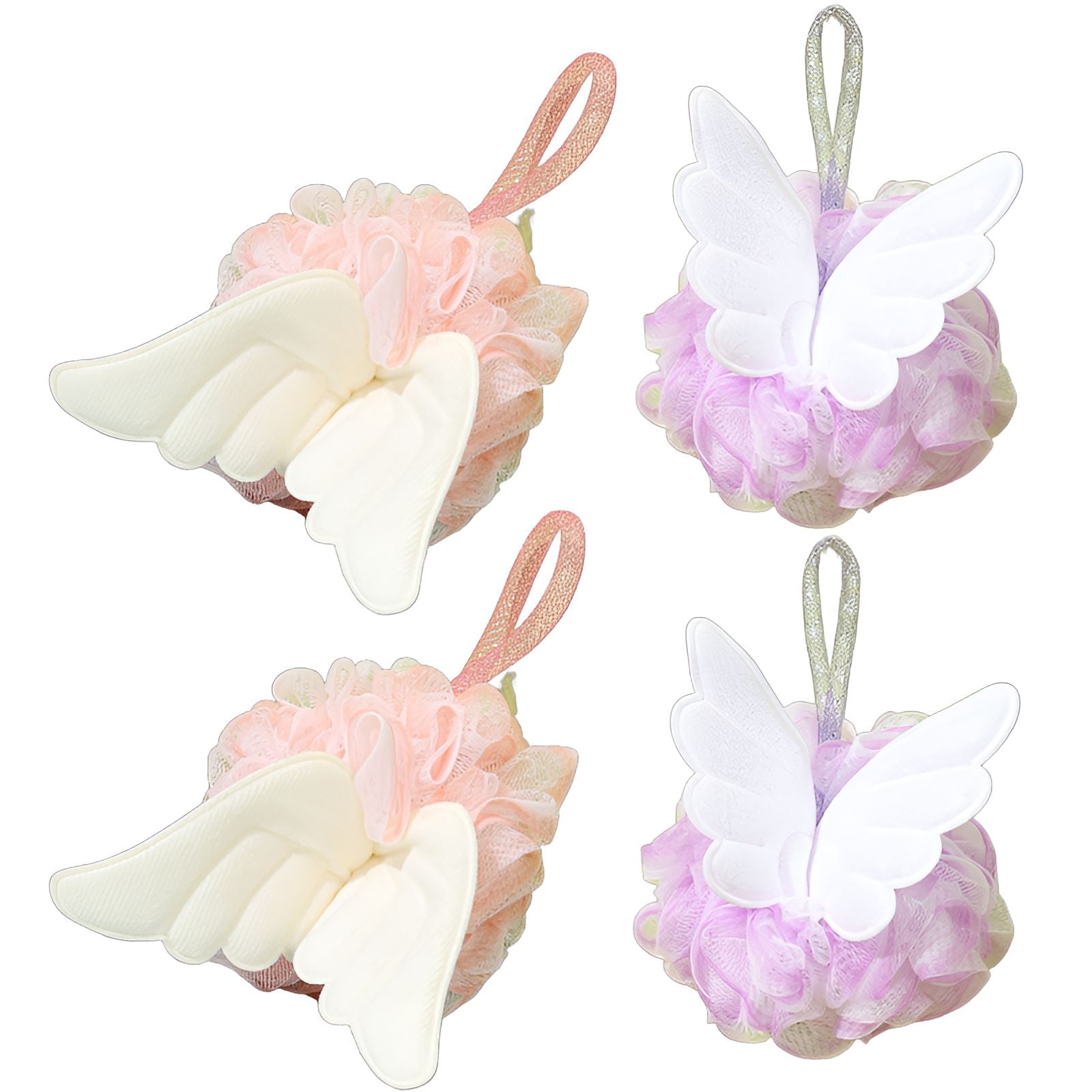 AUQ Loofah,Fun Design Loofa,Fine Craftsmanship Loofah for Women,Color ...