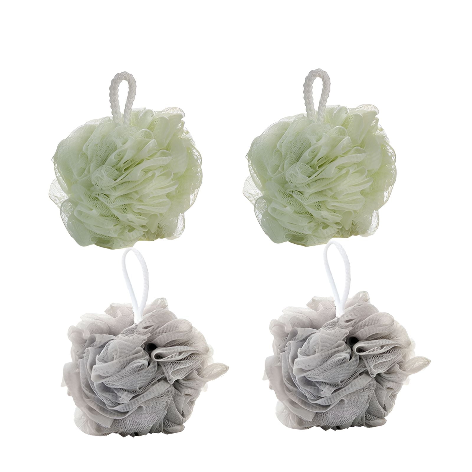 AUQ Loofah,Hanging Design Loofa,Long-Lasting Use Shower Loofah,Color ...