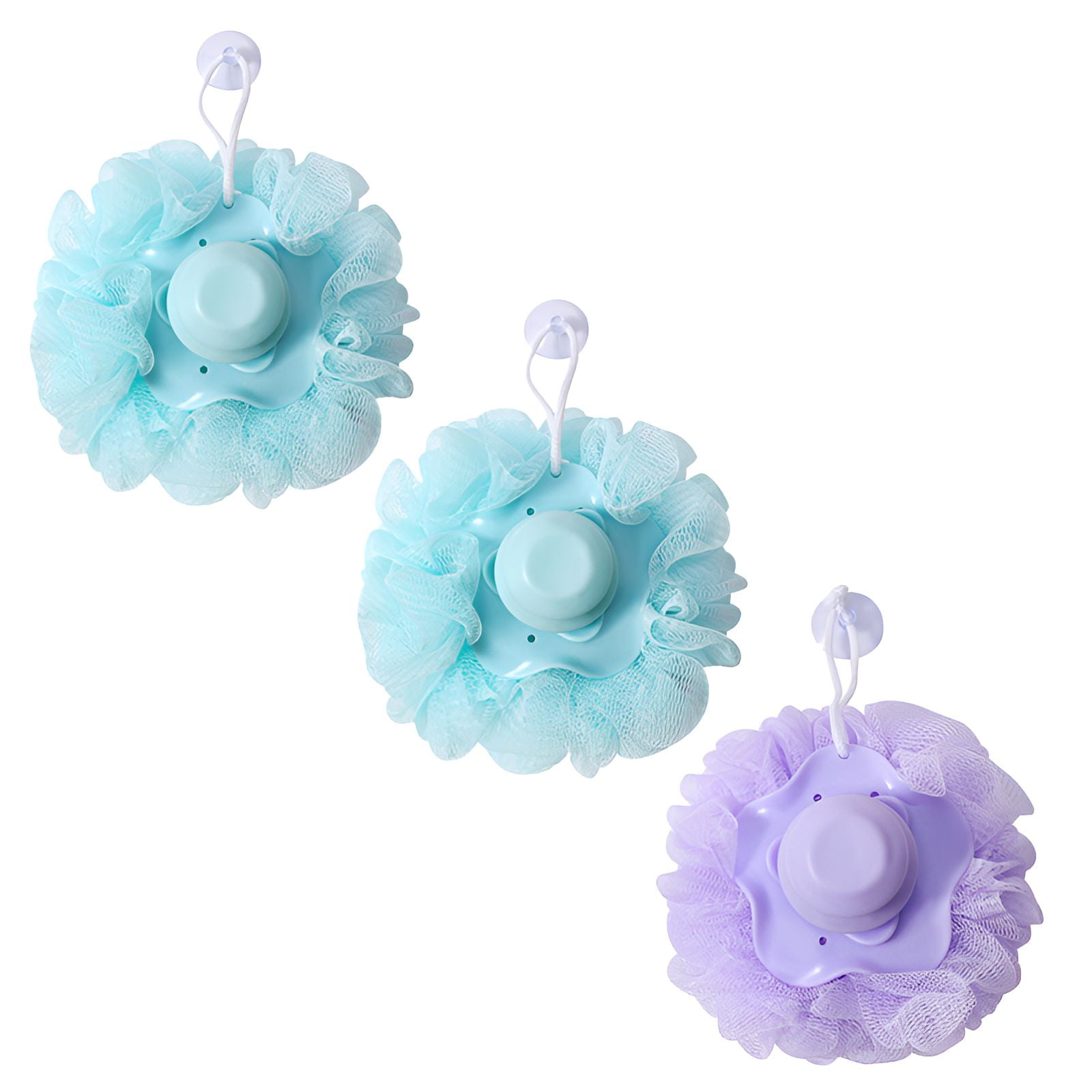 AUQ Loofah,Hanging Rope Design Loofa,Enlarged and Thick Design Shower ...