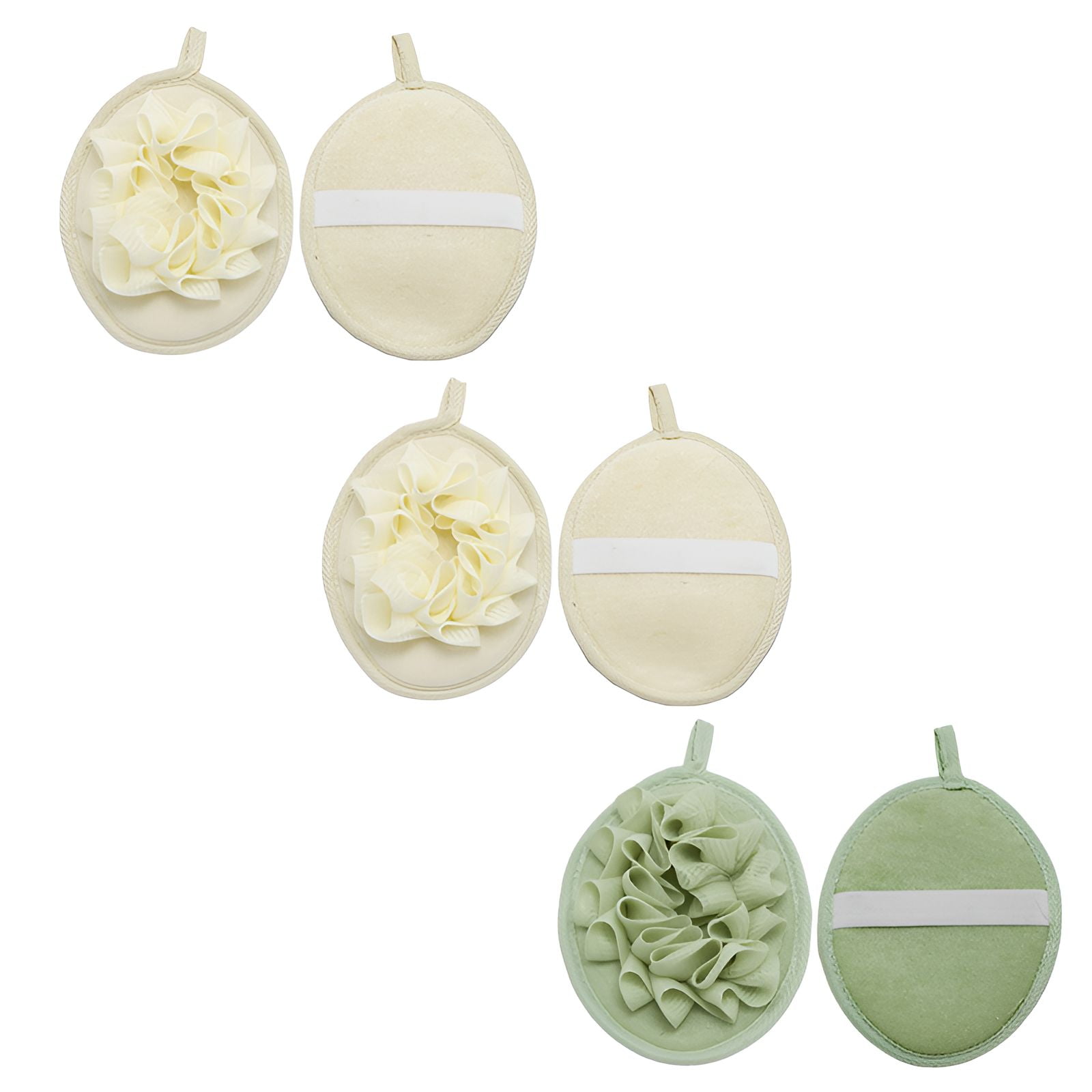 AUQ Loofah,Pe Material Exfoliating Gloves,Top Hanging Ring Design ...