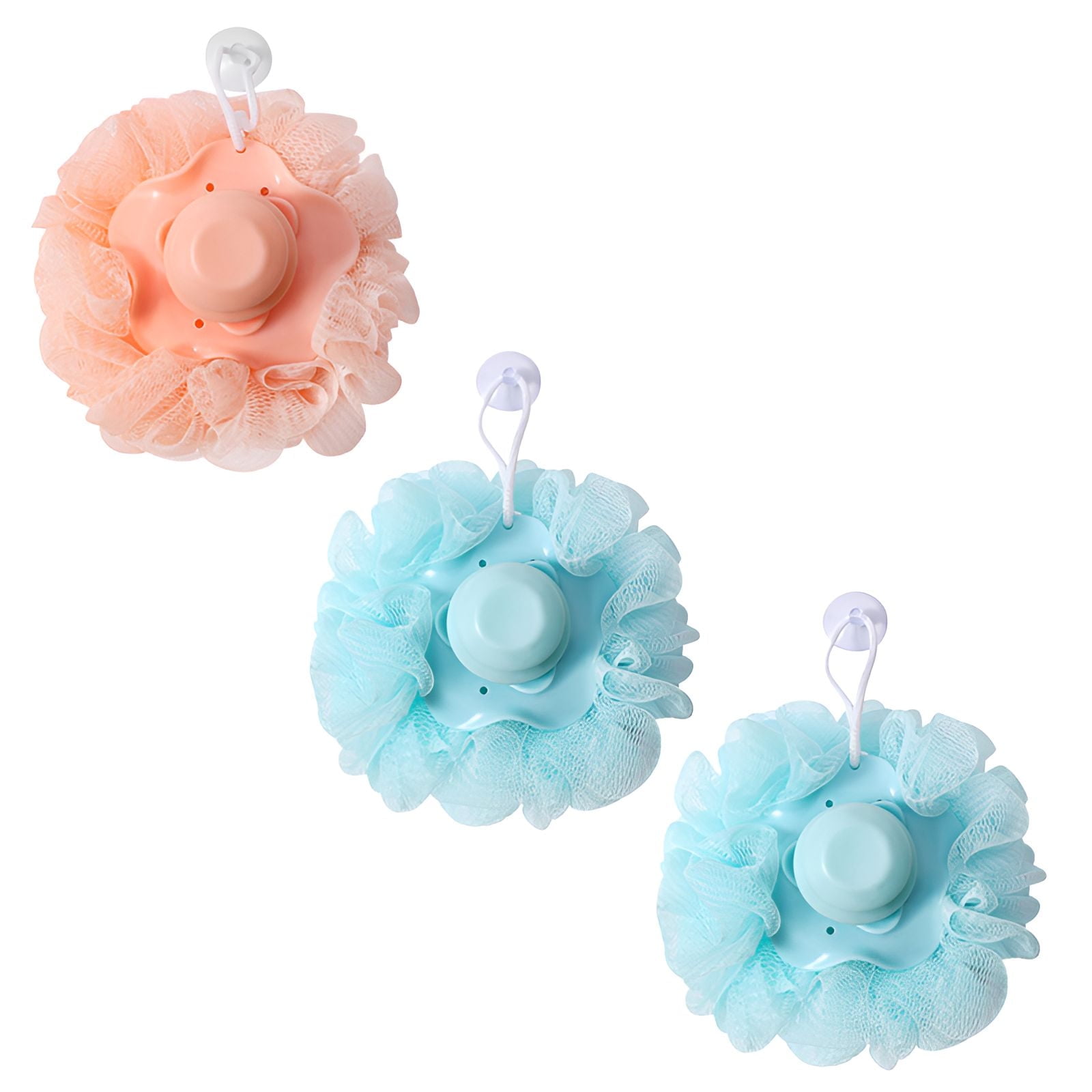 AUQ Loofah,Quick Foam Formation Loofa,Long-Lasting Use Shower Loofah ...