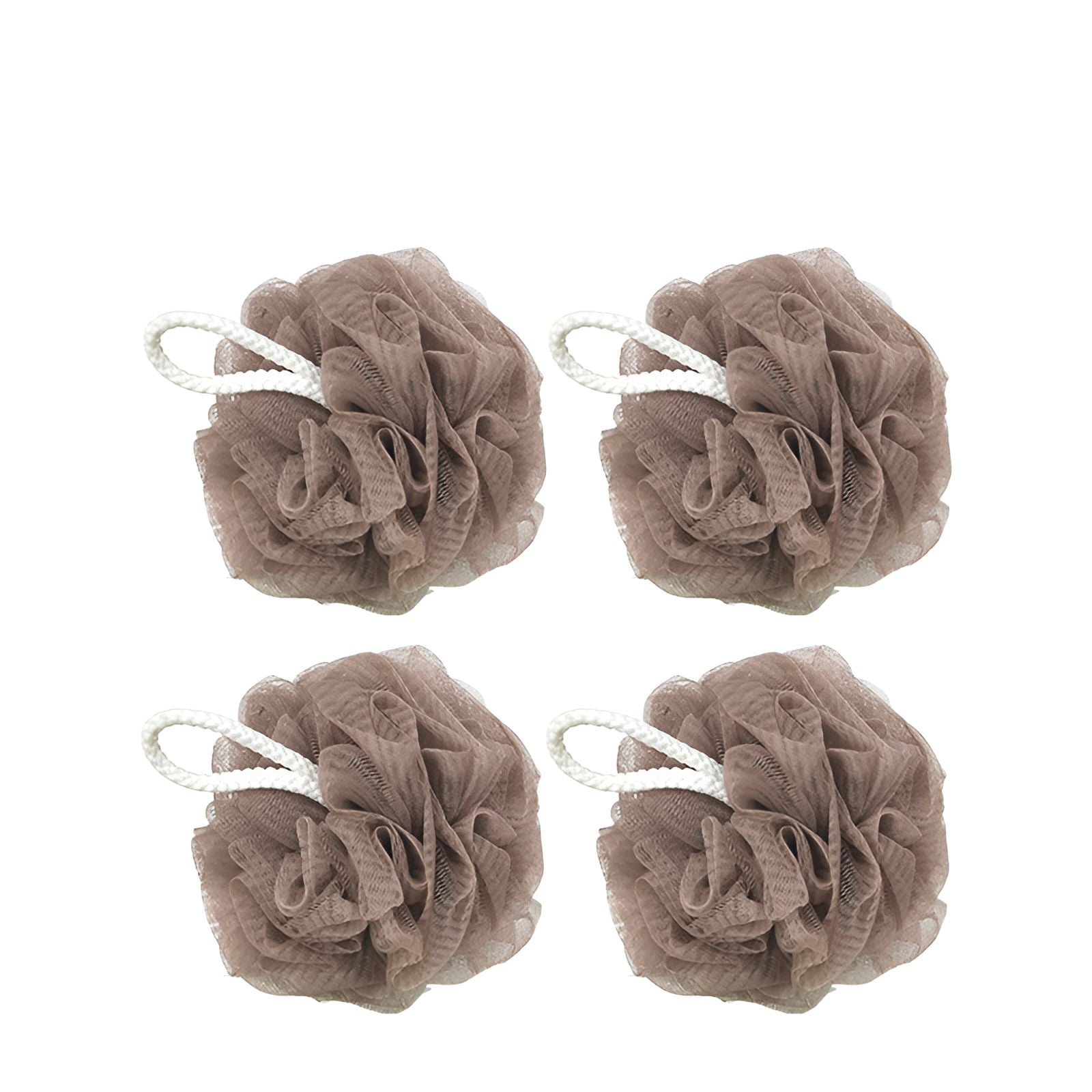 AUQ Loofah,Reusable Loofa,Double Binding Shower Loofah,Brown - Walmart.com