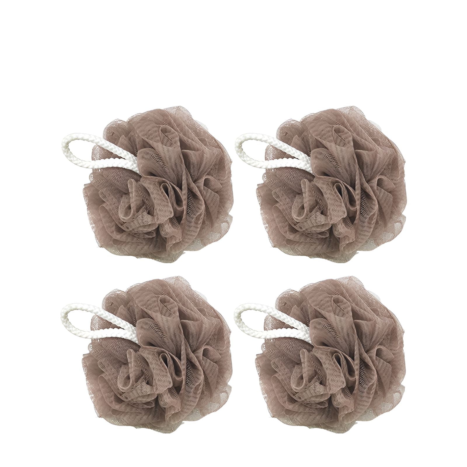 AUQ Loofah,Reusable Loofa,Double Binding Shower Loofah,Brown - Walmart.com