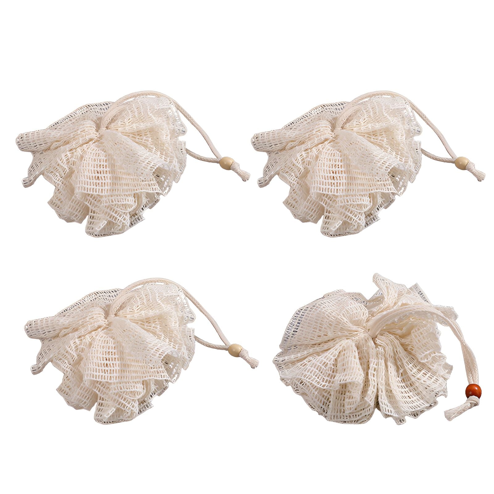 AUQ Loofah,Rich and Dense Foam Loofa,Delicate Mesh Luffa,Color Mixing3 ...