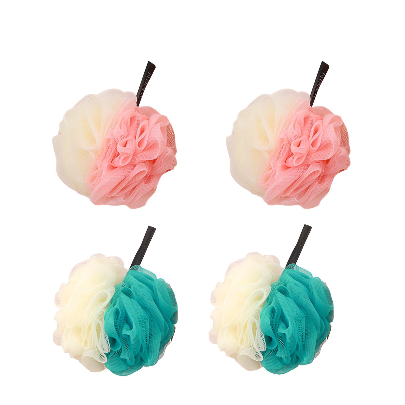 AUQ Loofah,Uniform Texture Loofa,Reinforced Mesh Shower Loofah,Color ...