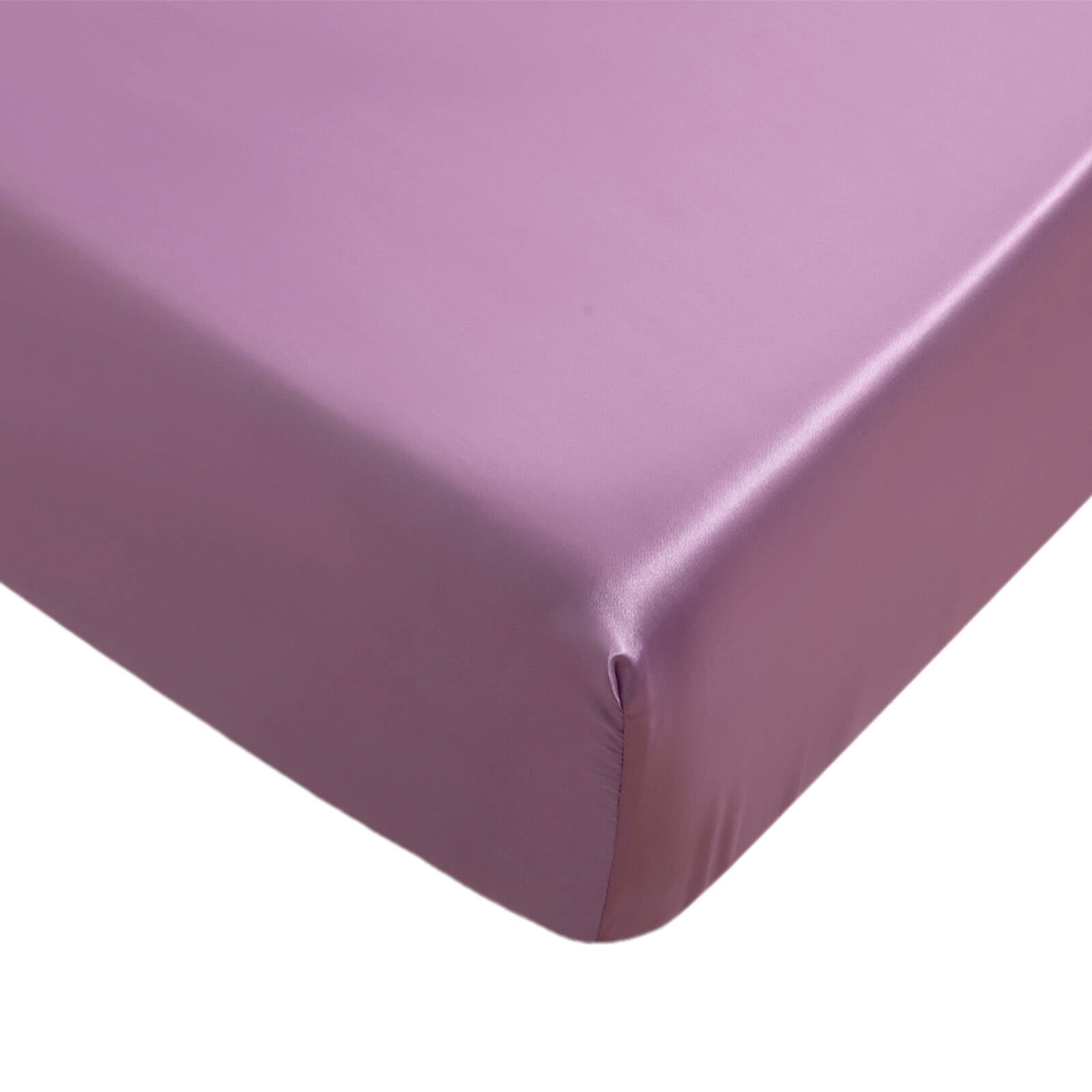 AUQ Mattress Protector,Satin-Like Silky Mattress Pad Flexible Elastic ...