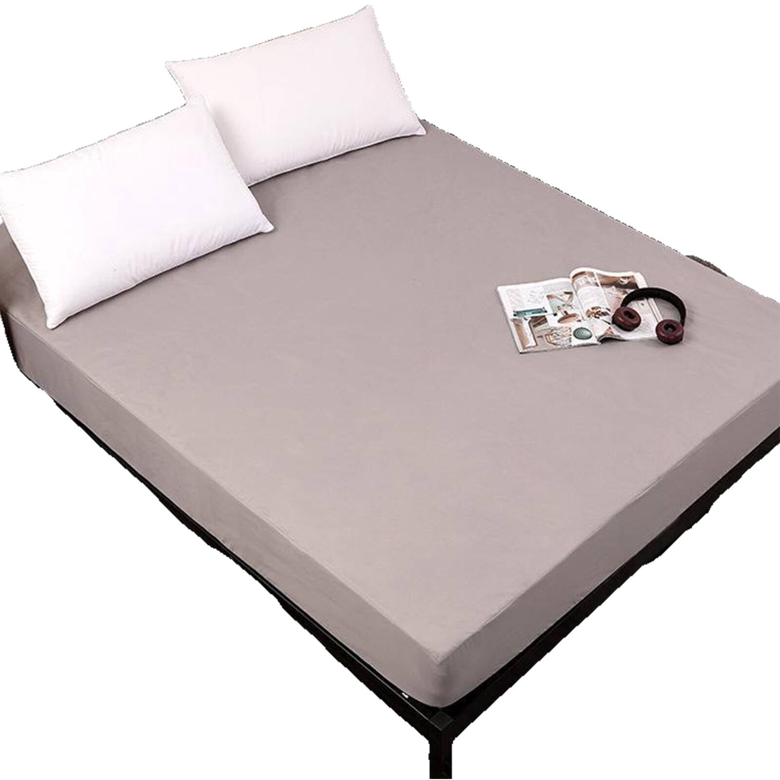 AUQ Mattress Protector,Ultra-Soft Flannel Mattress Pad for Liquid ...