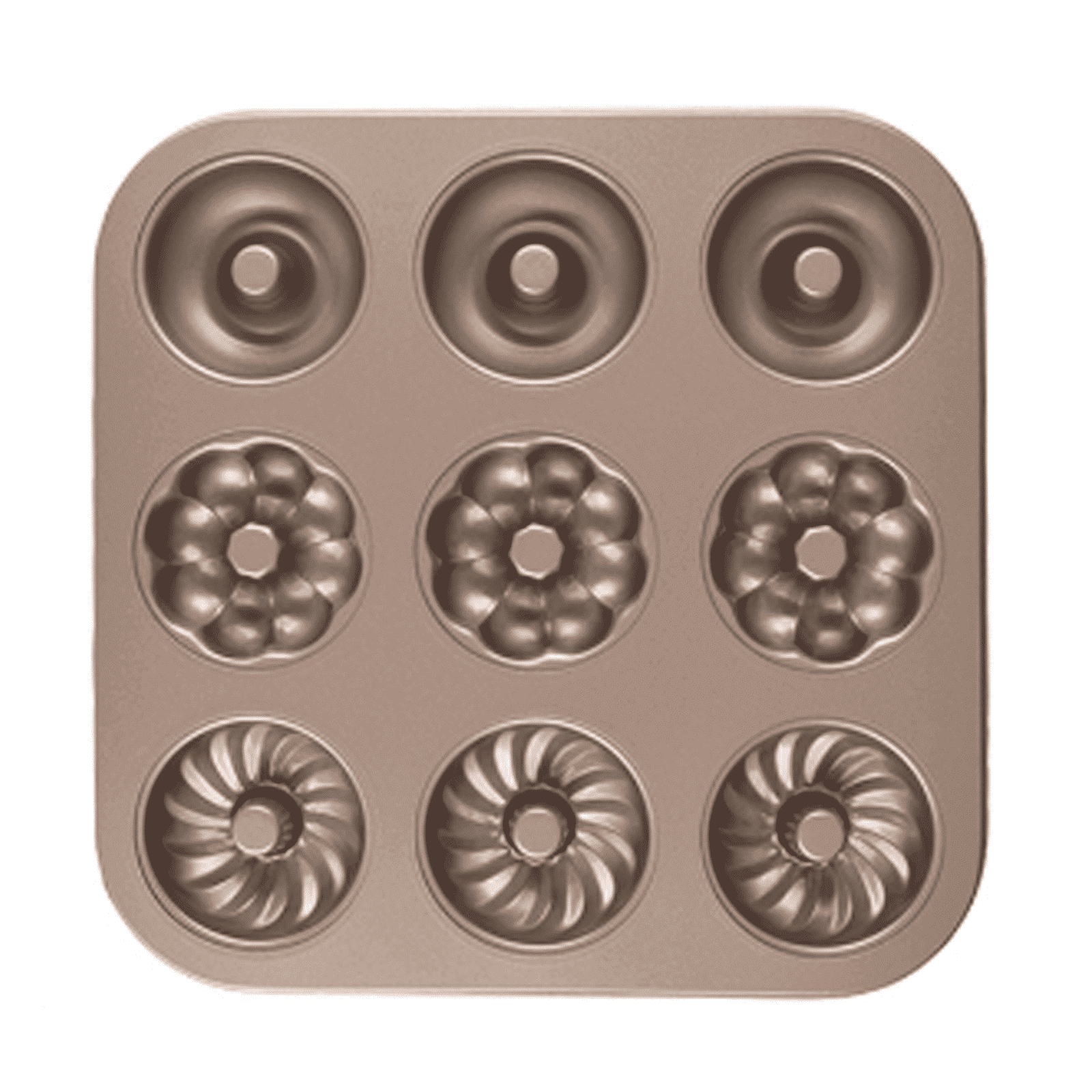 AUQ Mini Cake Pan,Non-Stick Mini Cupcake Pans for Baking,Compact Design ...