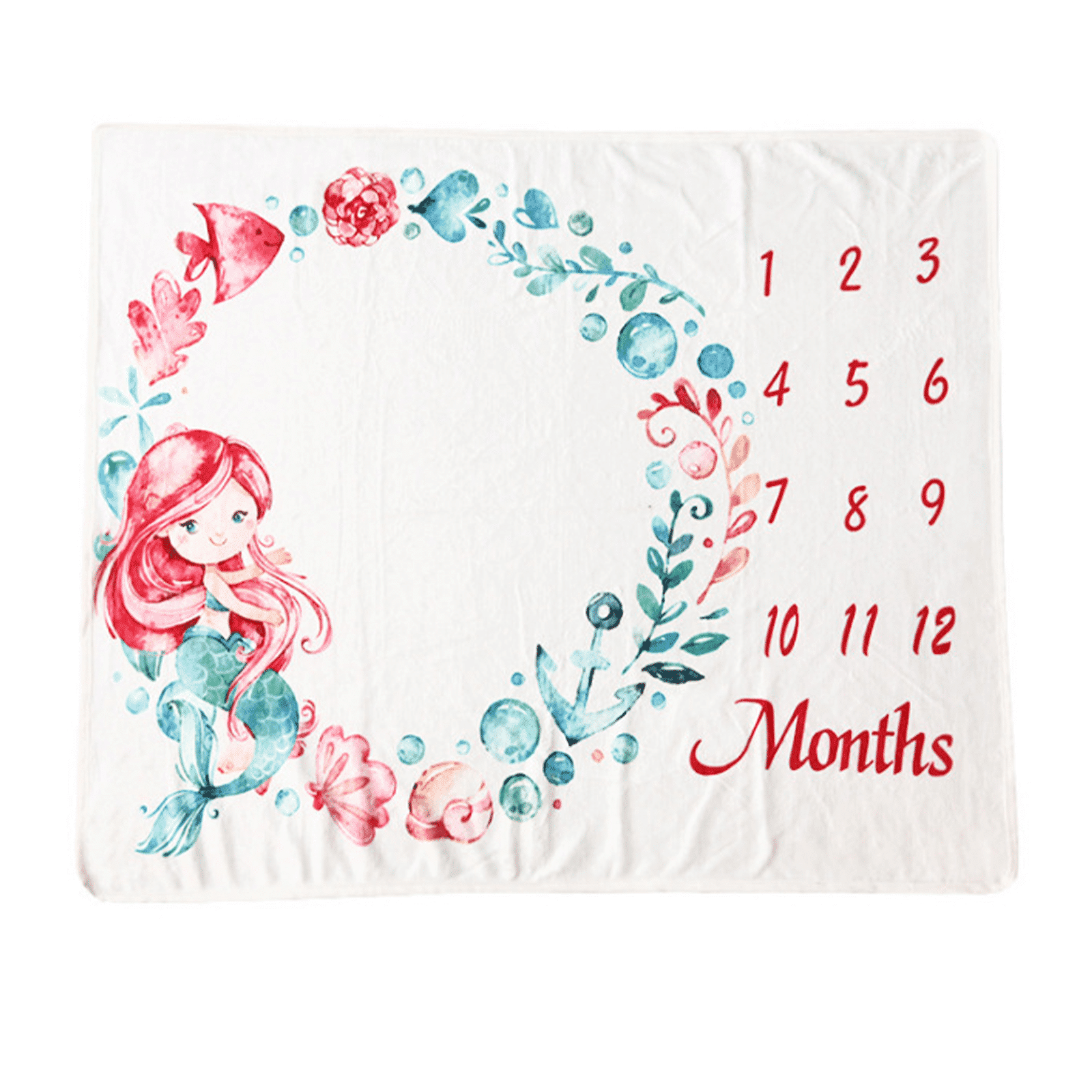 AUQ Monthly Baby Milestone,Soft Cozy Baby Monthly Milestone,Easy-Care ...