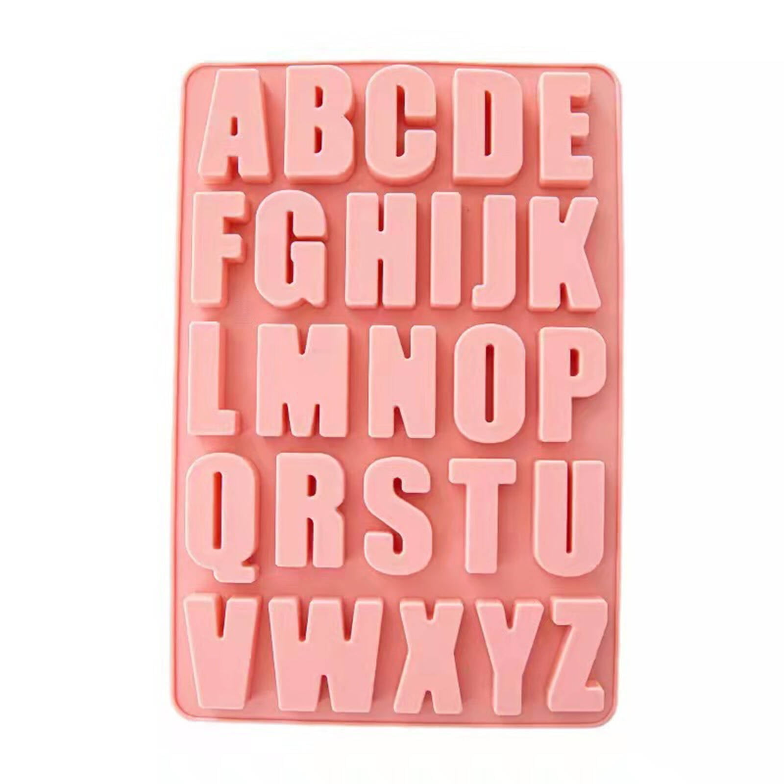 AUQ Muffin Pan,26-Cavity Alphabet Design Silicone Muffin Pan,Stylish ...