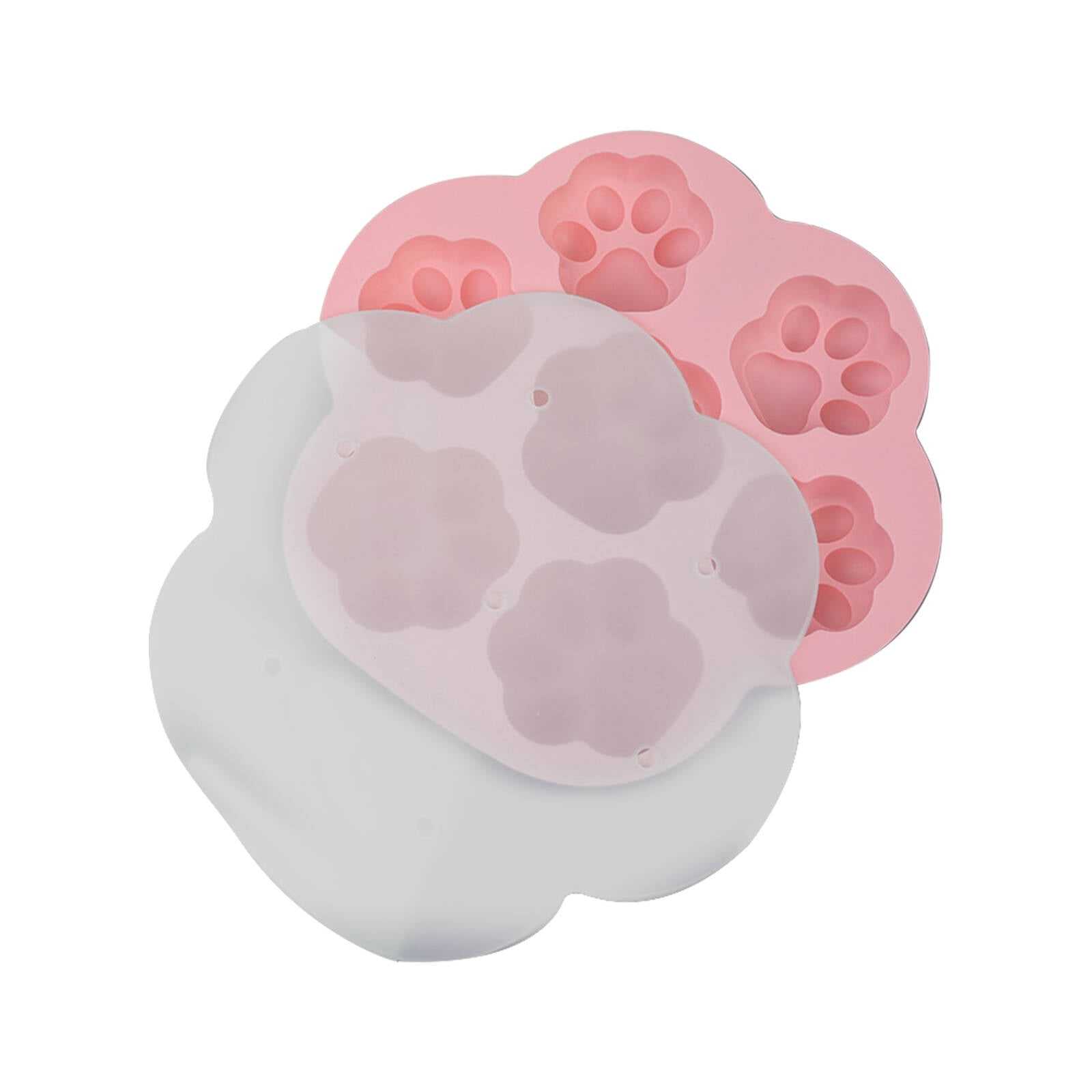 AUQ Muffin Pan,7-Cavity Cat Paw Design Silicone Muffin Pan,Designed ...