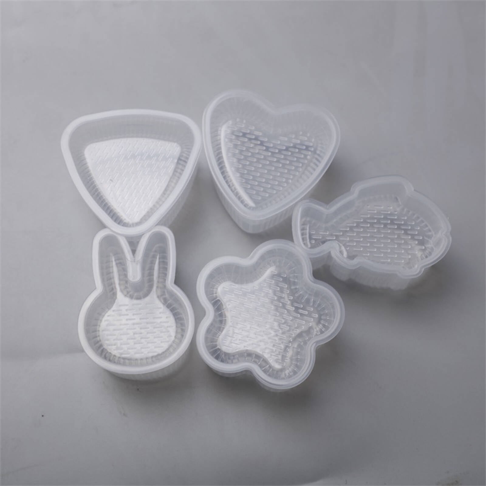 AUQ Onigiri Mold,Rectangular Chocolate,Food-Grade Square Ice Molds ...