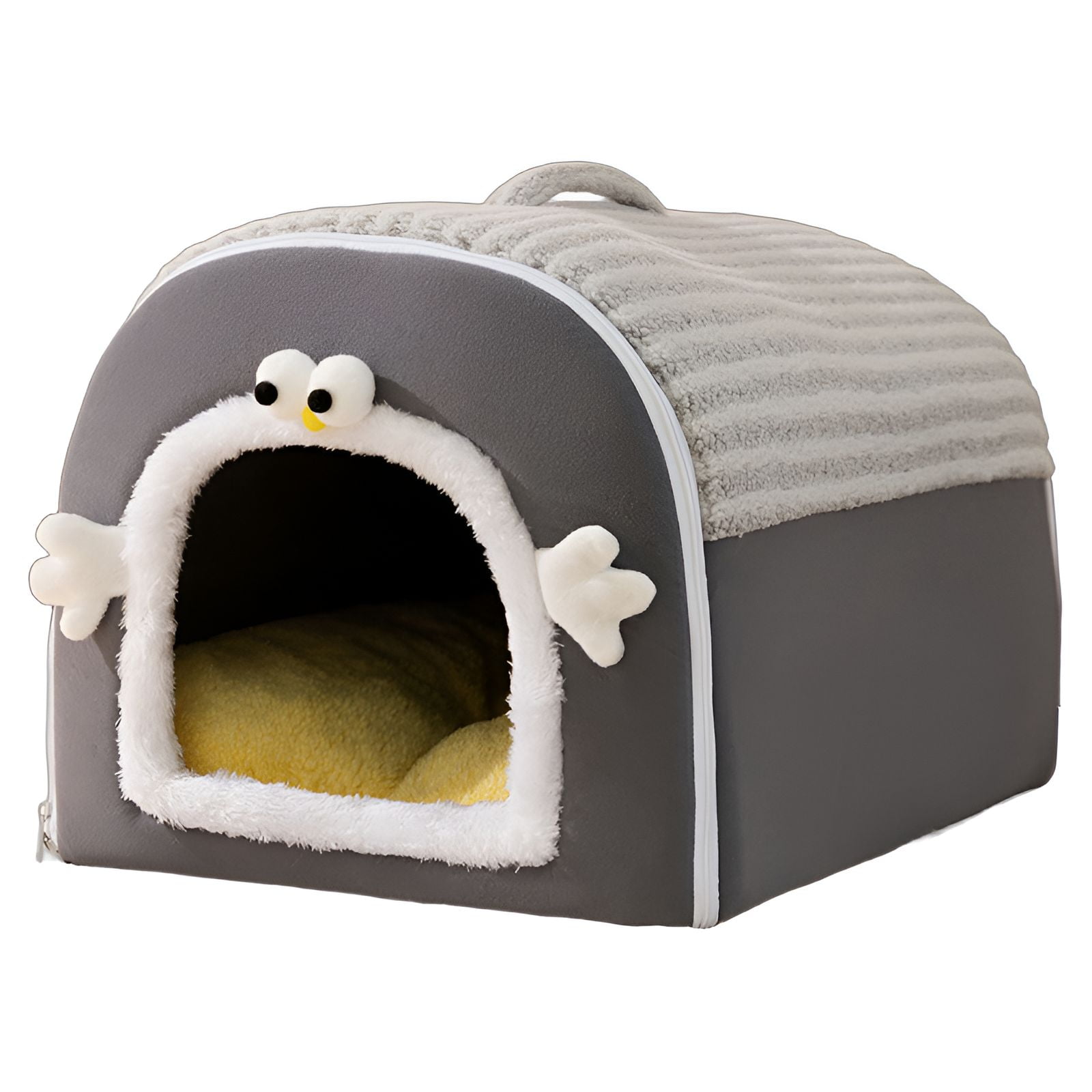 AUQ Cat Cave,31.5*26.77*26.38"Cat Cave Bed,Plush Cat Beds for Indoor ...