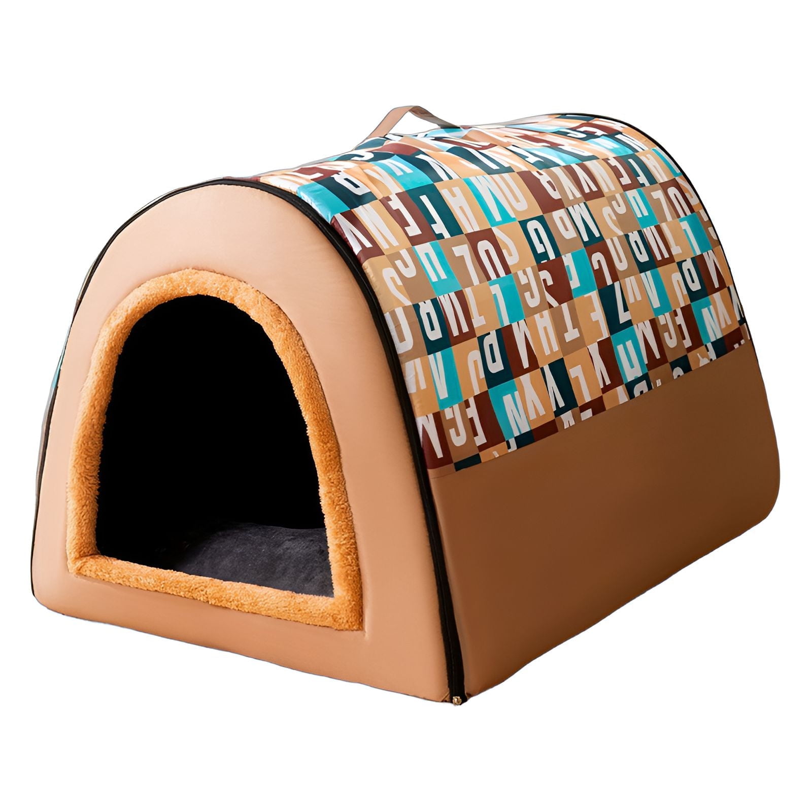 AUQ Cat Cave,31.5*26.77*26.38"Cat Bed Cave,Plush Cat Cave Bed for All ...