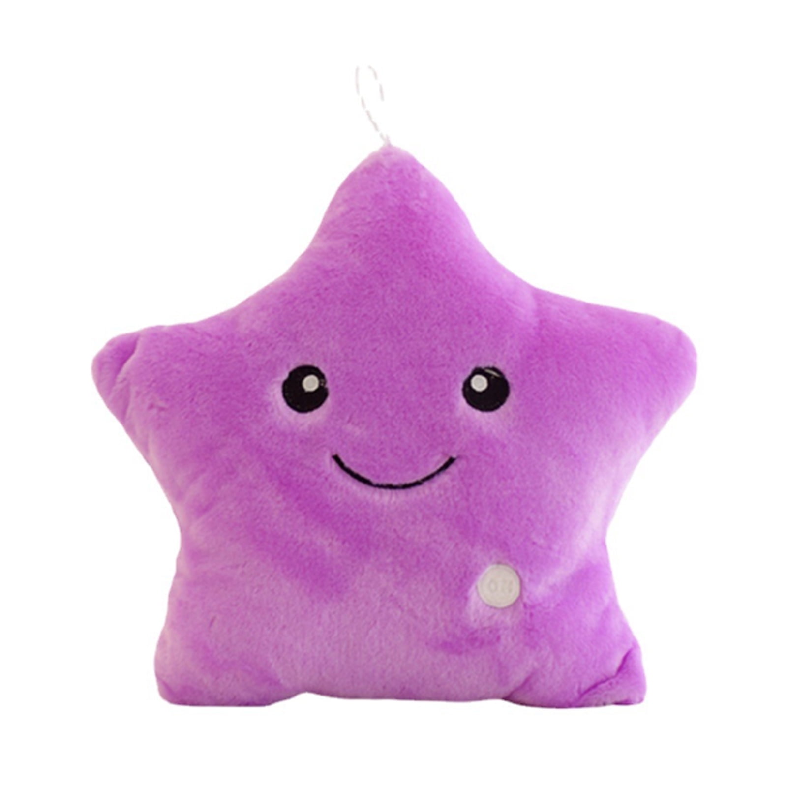 AUQ Pillow,LED Night Light Function Purple Pillow,Couch Pillows for ...