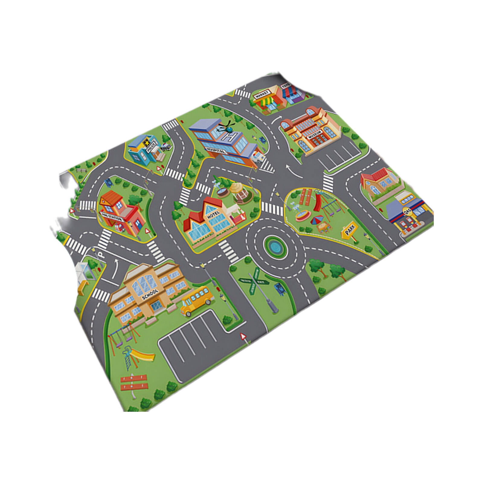 AUQ Play Mat Family Bonding Game Baby Play Gym Monster & Car Patterns ...