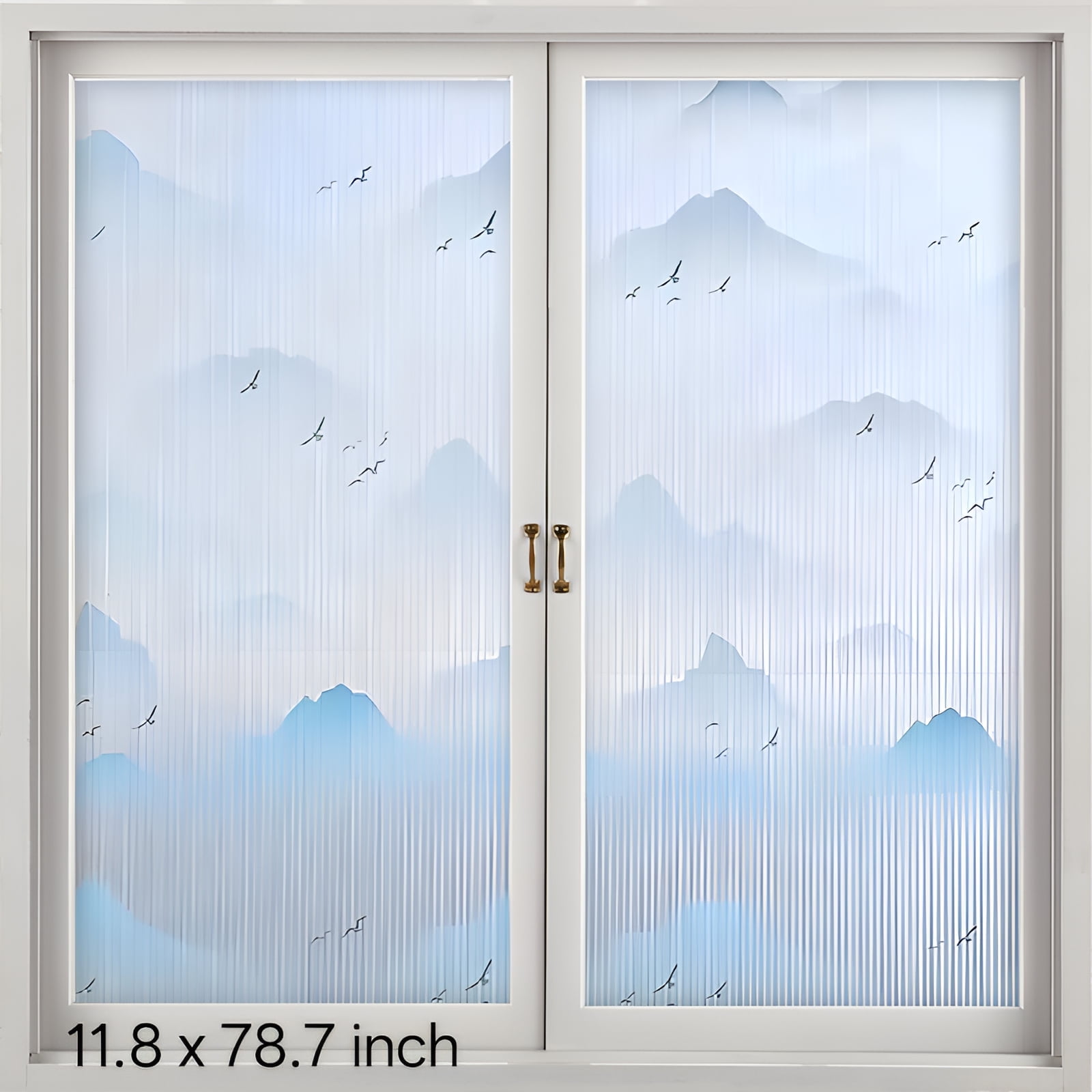 AUQ Privacy Window Film,Peep Block Surface Frosted Glass Window Film ...