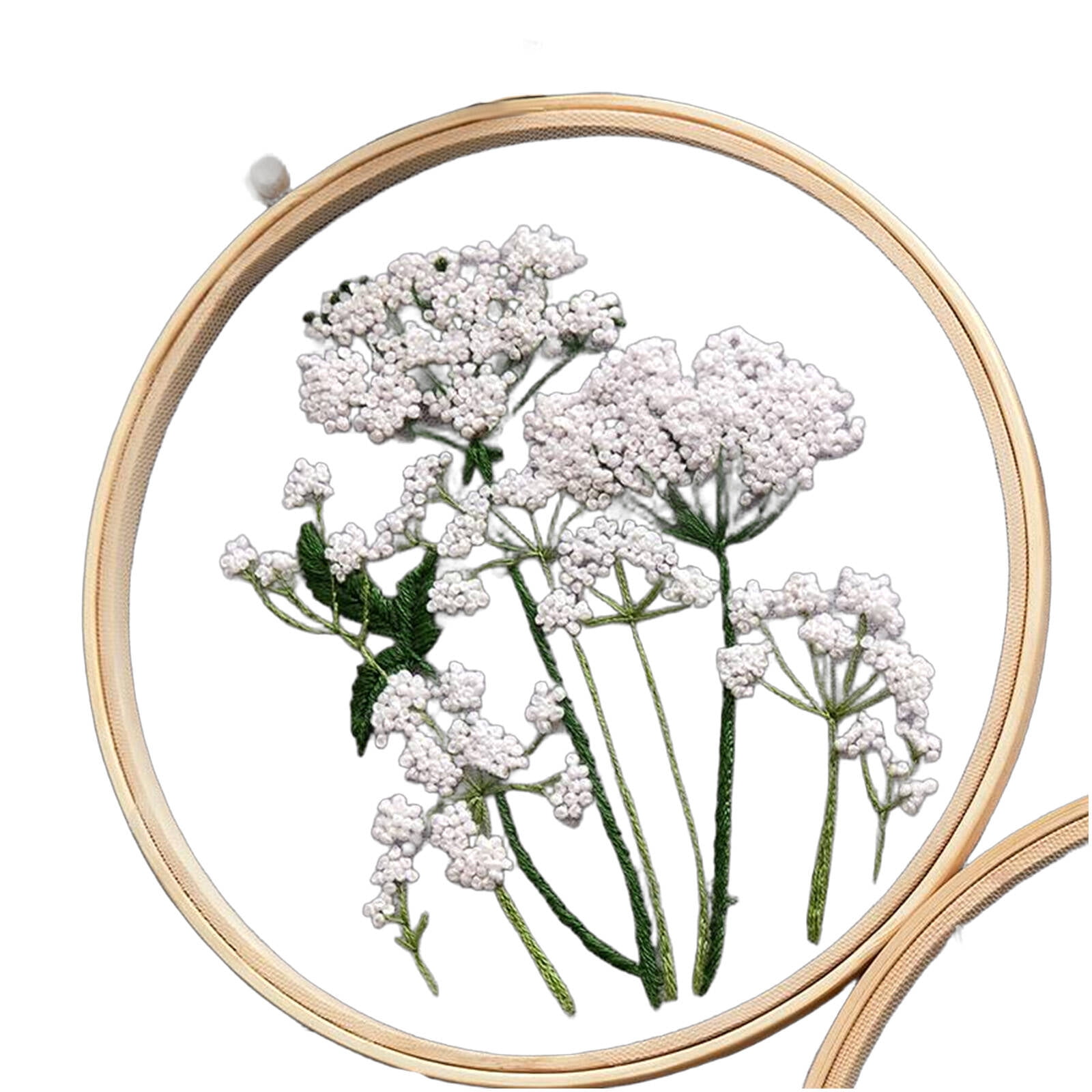 AUQ Punch Needle Kit,Transparent Mesh Cross Stitch Kits for Adults,Four ...