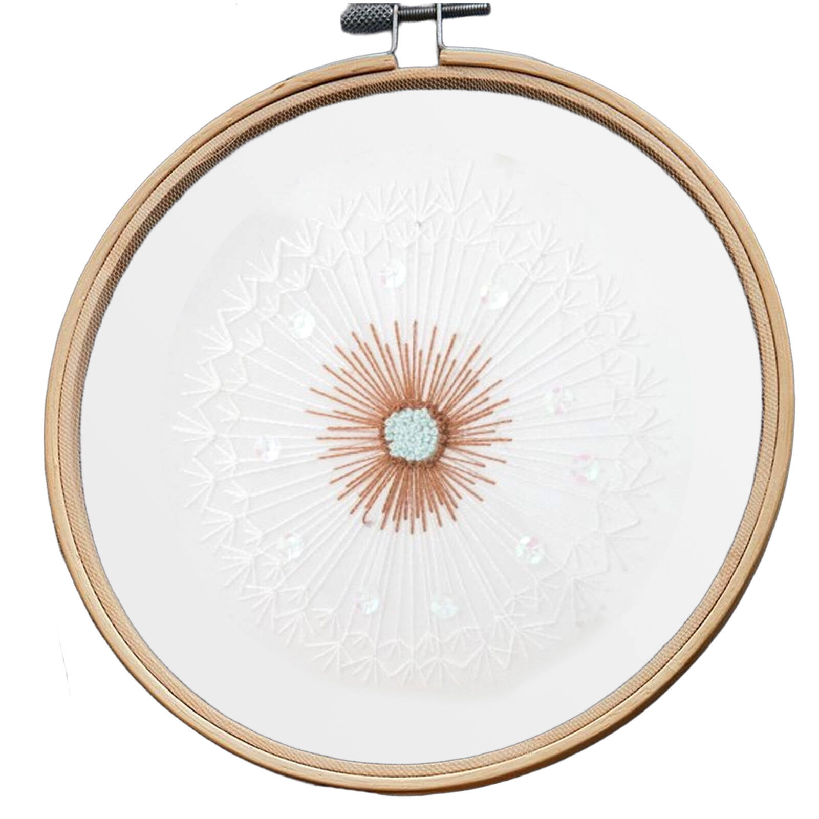 AUQ Punch Needle Kit,Transparent Mesh Cross Stitch Kits for Adults ...