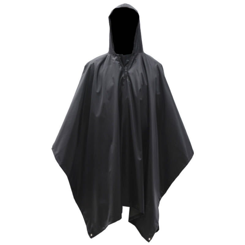 AUQ Rain Poncho 100% Waterproof PVC Coated Rain Ponchos for Adults ...