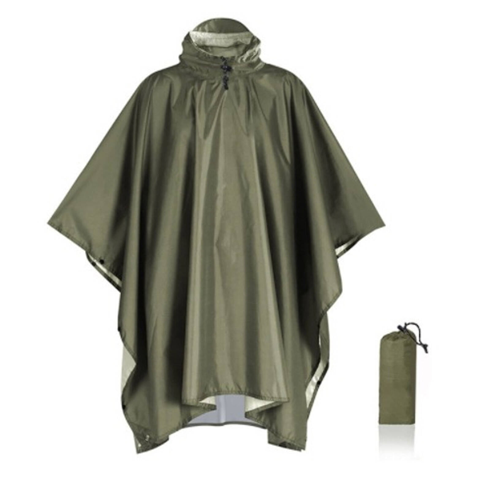 AUQ Rain Poncho Outdoor-Ready Windproof Cord Rain Ponchos for Adults ...