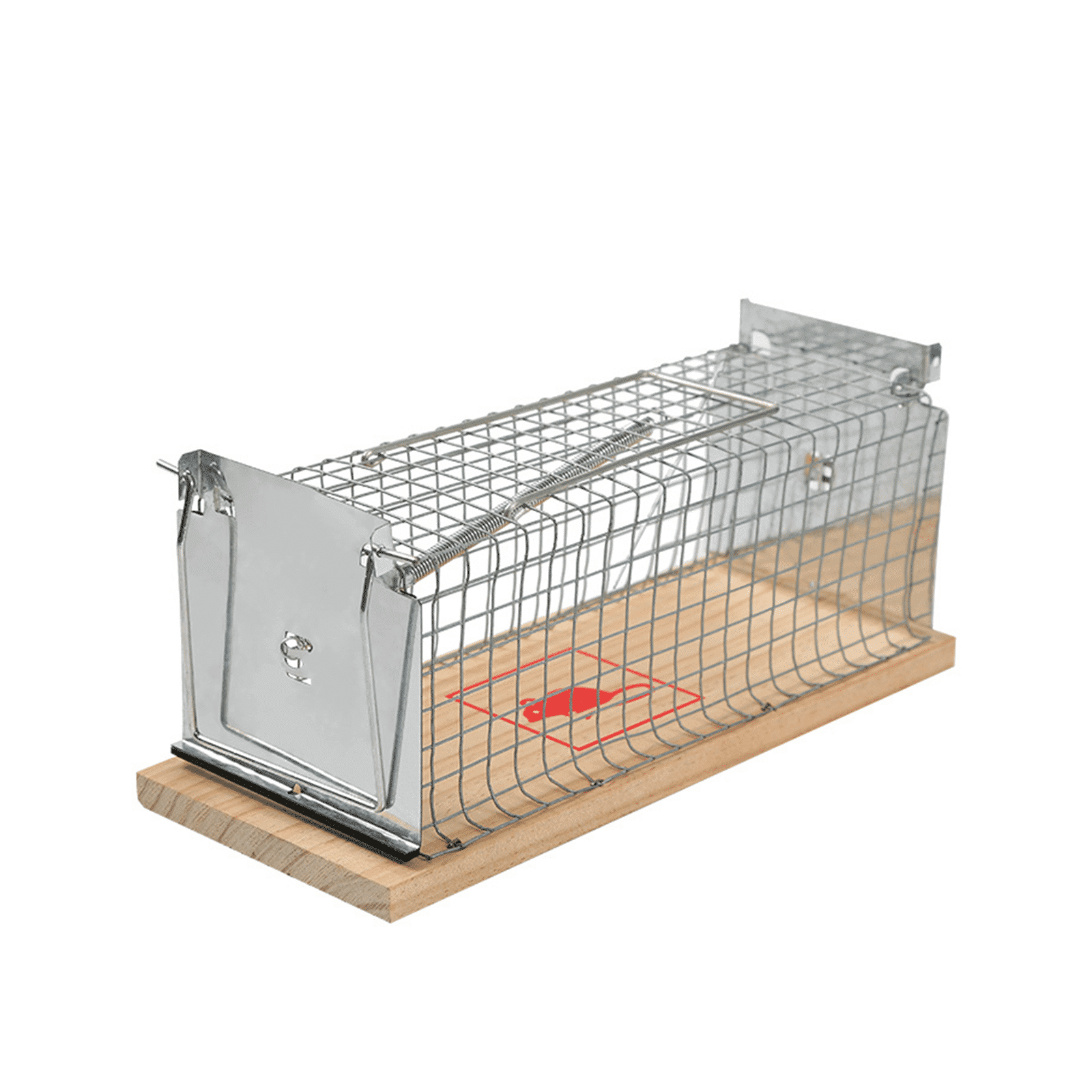 AUQ Rat Trap Compact Size, Easy to Use Humane Mouse Trap Sturdy Wooden ...