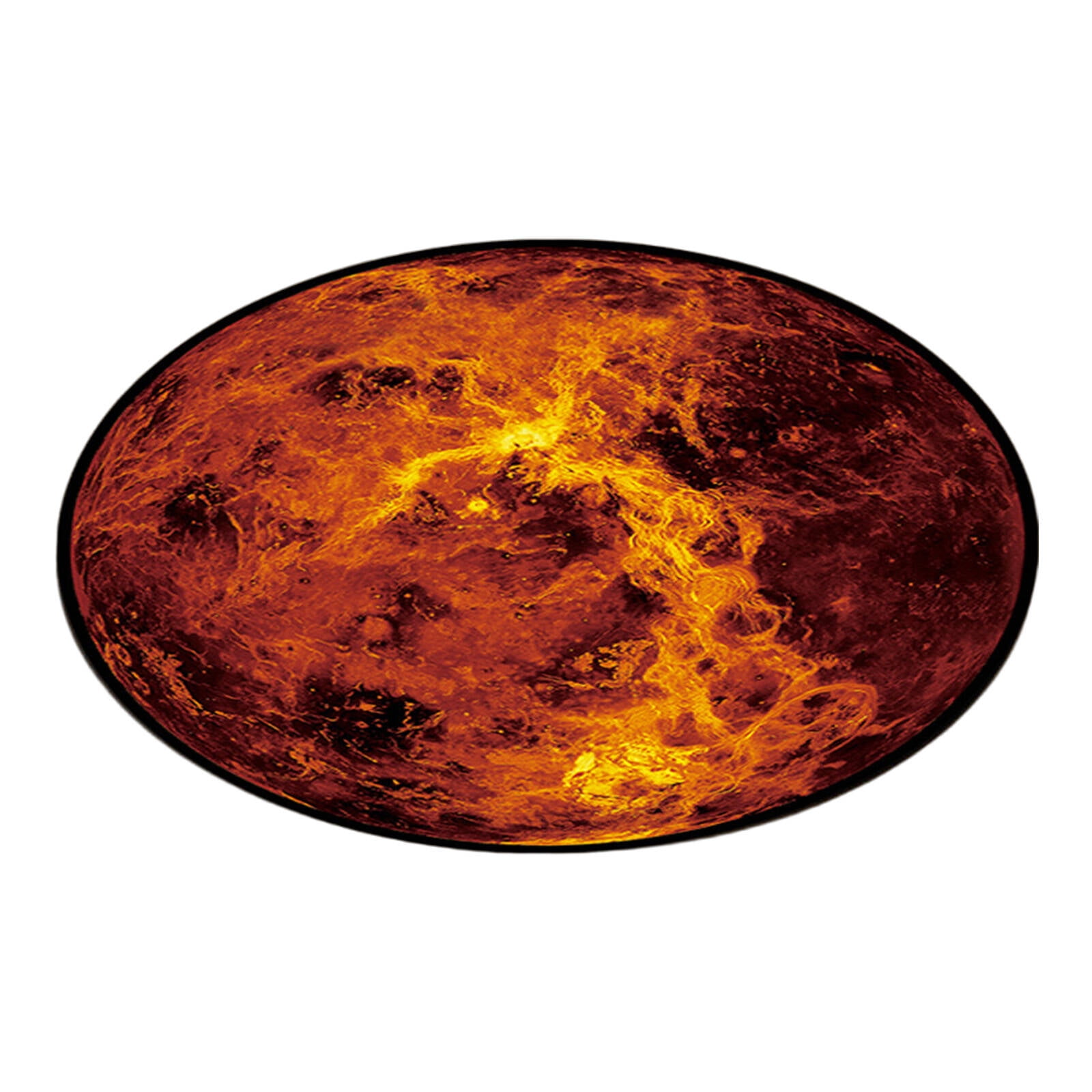 AUQ Rugs for Bedroom Planet Earth Design Bedroom Decor Monochrome ...