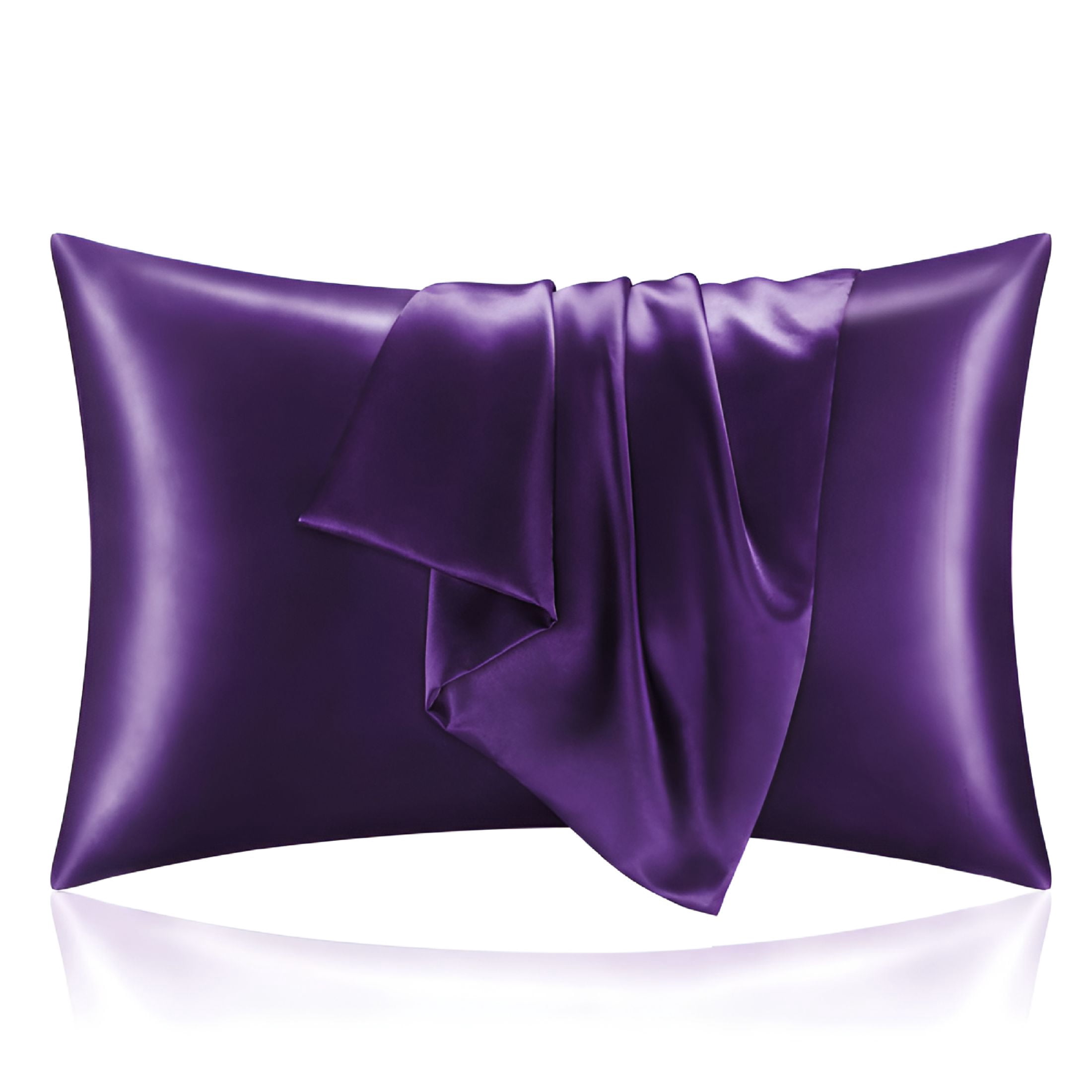 AUQ Satin Pillowcase for Hair and Skin,Super Soft and Cooling Similar ...