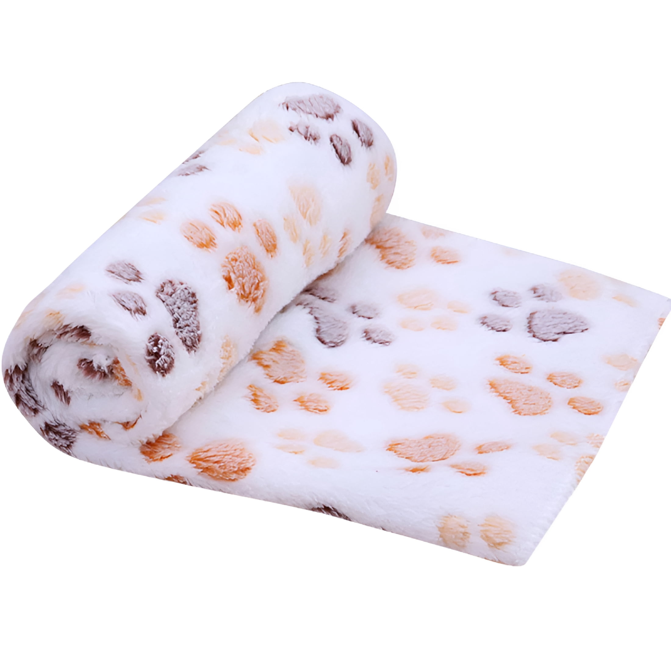 AUQ Sherpa Fleece Cream Throw Blanket for Couch 50" X 60", Warm Thick ...